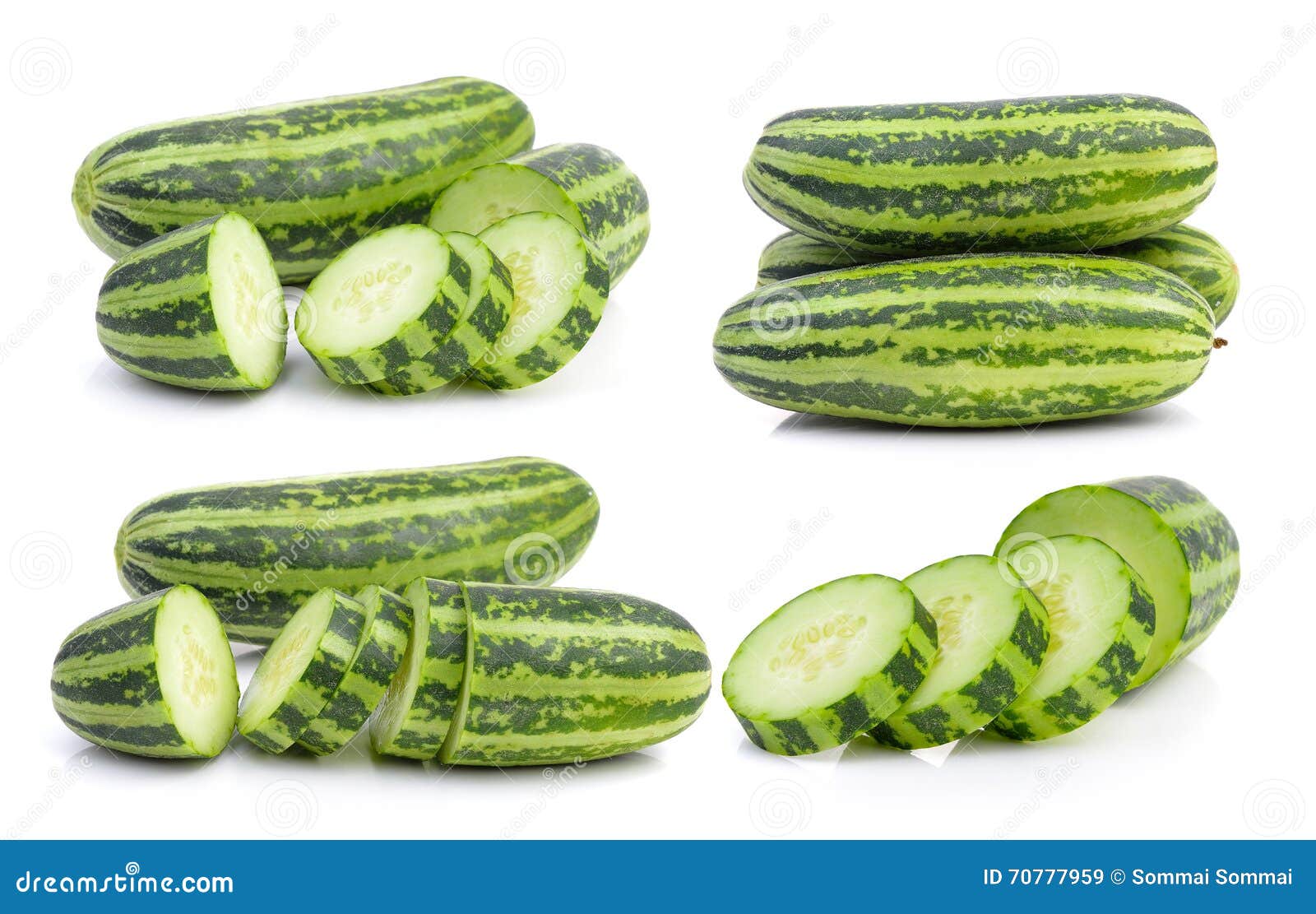Striped cucumber stock image. Image of background, fresh - 70777959