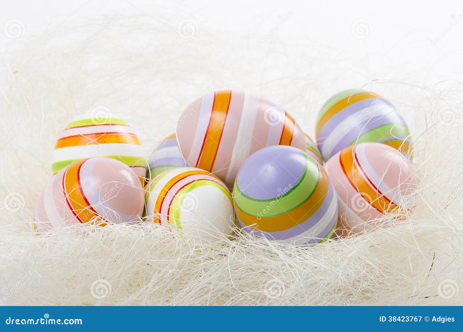 Striped Easter Eggs stock image. Image of stripes, colored - 38423767