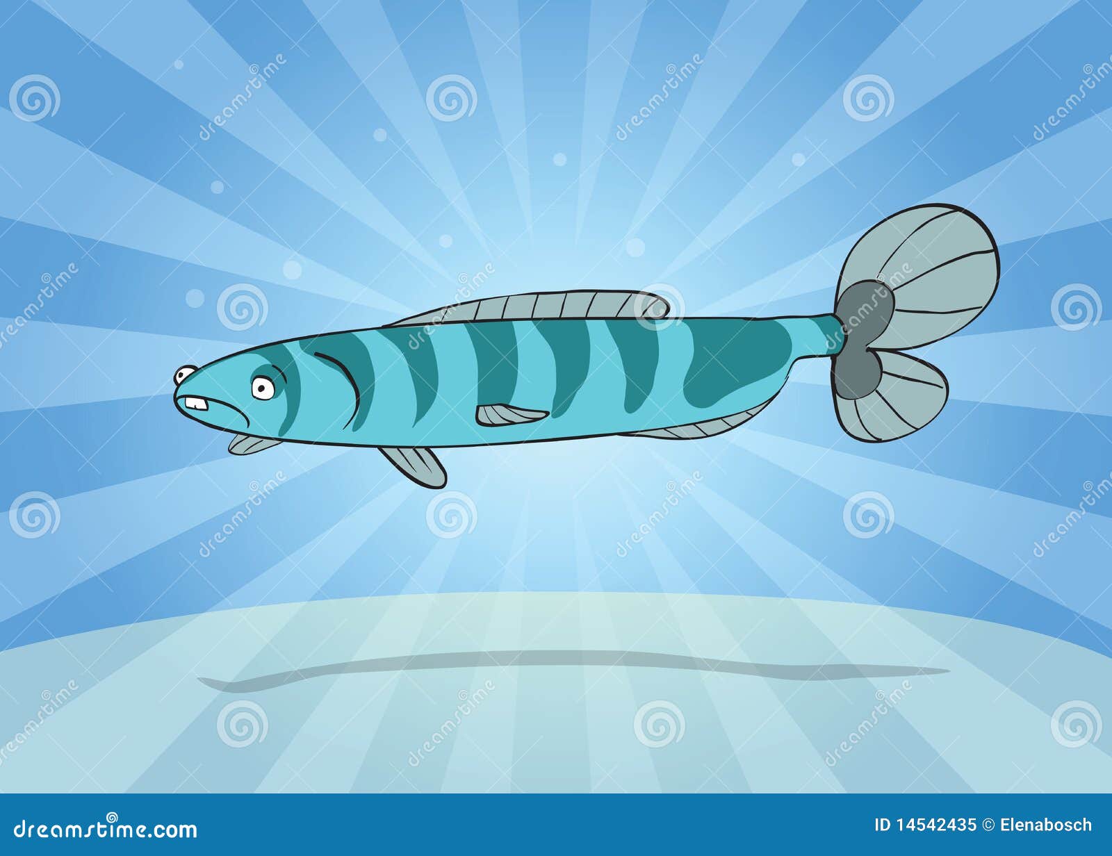 Striped fish stock vector. Illustration of creative, animal - 14542435