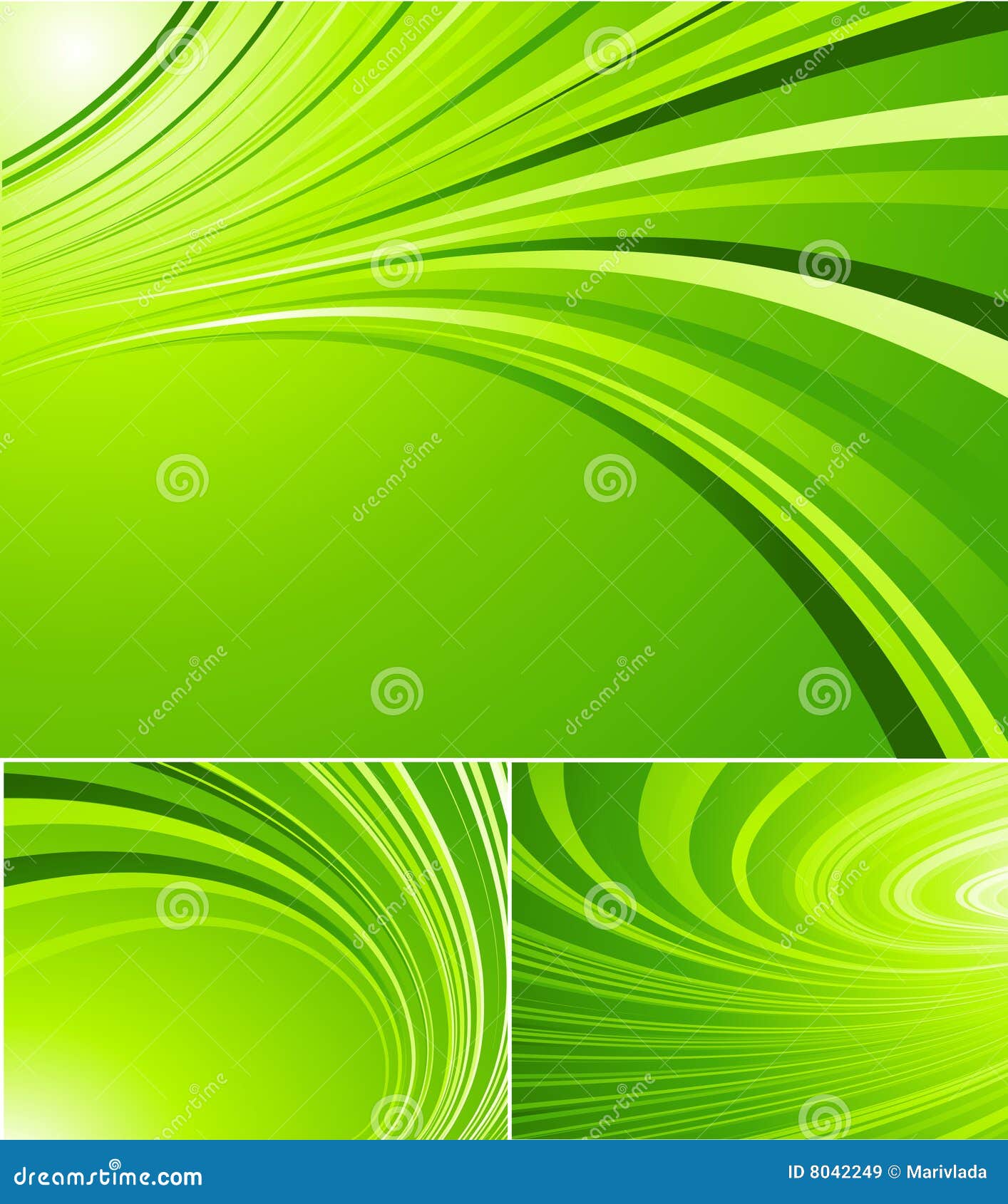 Striped Green Backgrounds Cartoon Vector | CartoonDealer.com #8042249
