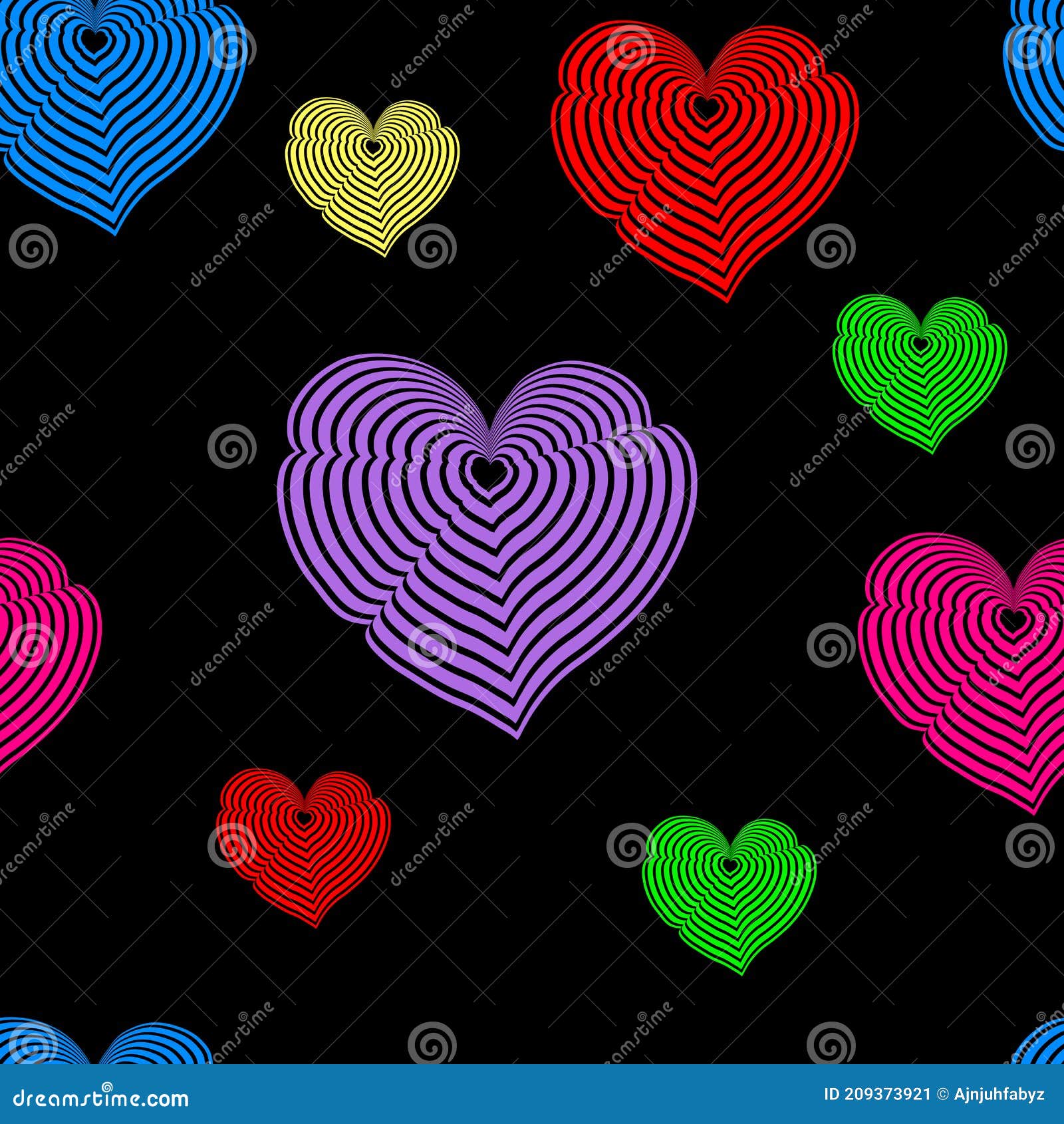 Striped heart 3 stock illustration. Illustration of celebration - 209373921