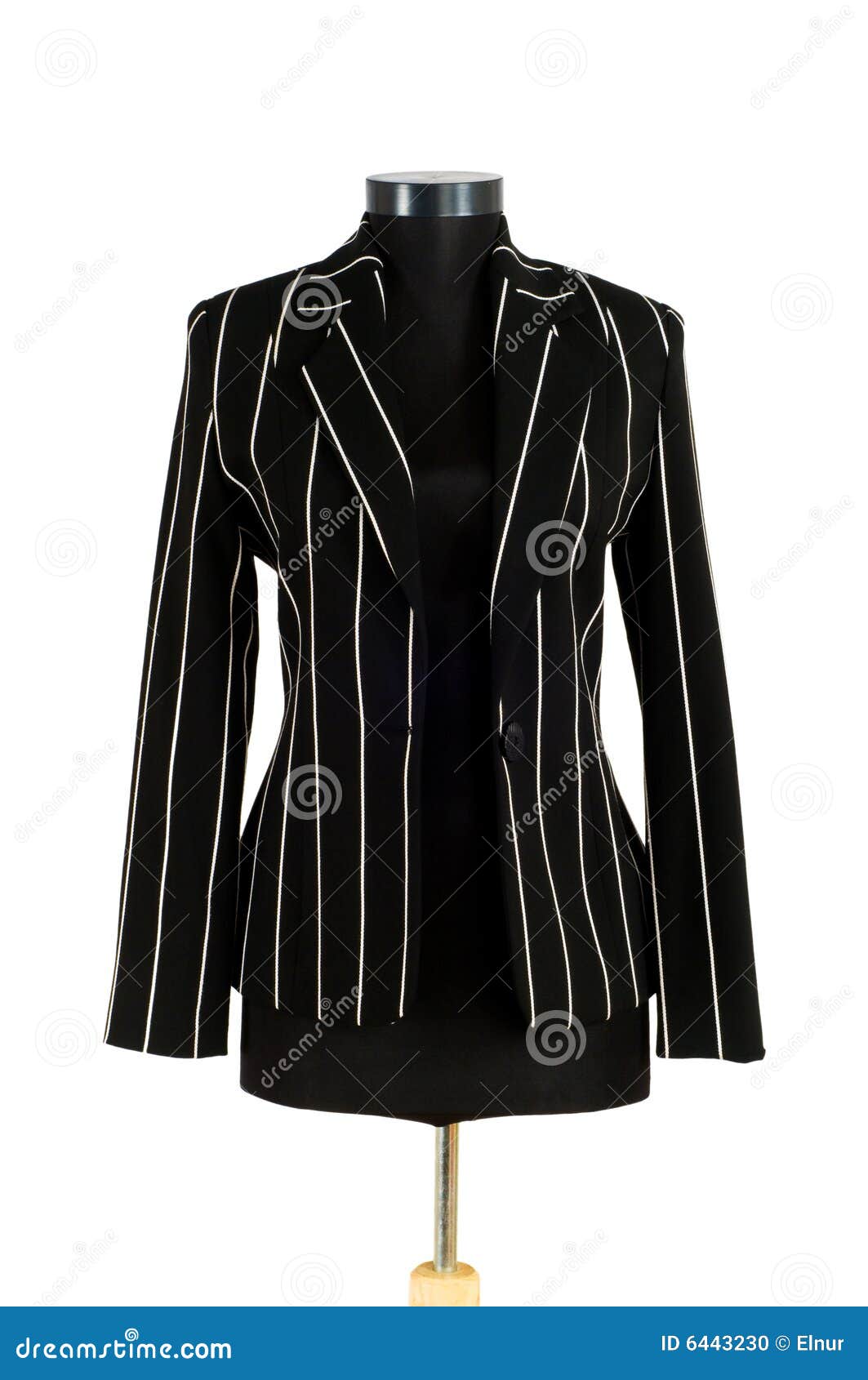 Striped jacket isolated stock photo. Image of garment - 6443230