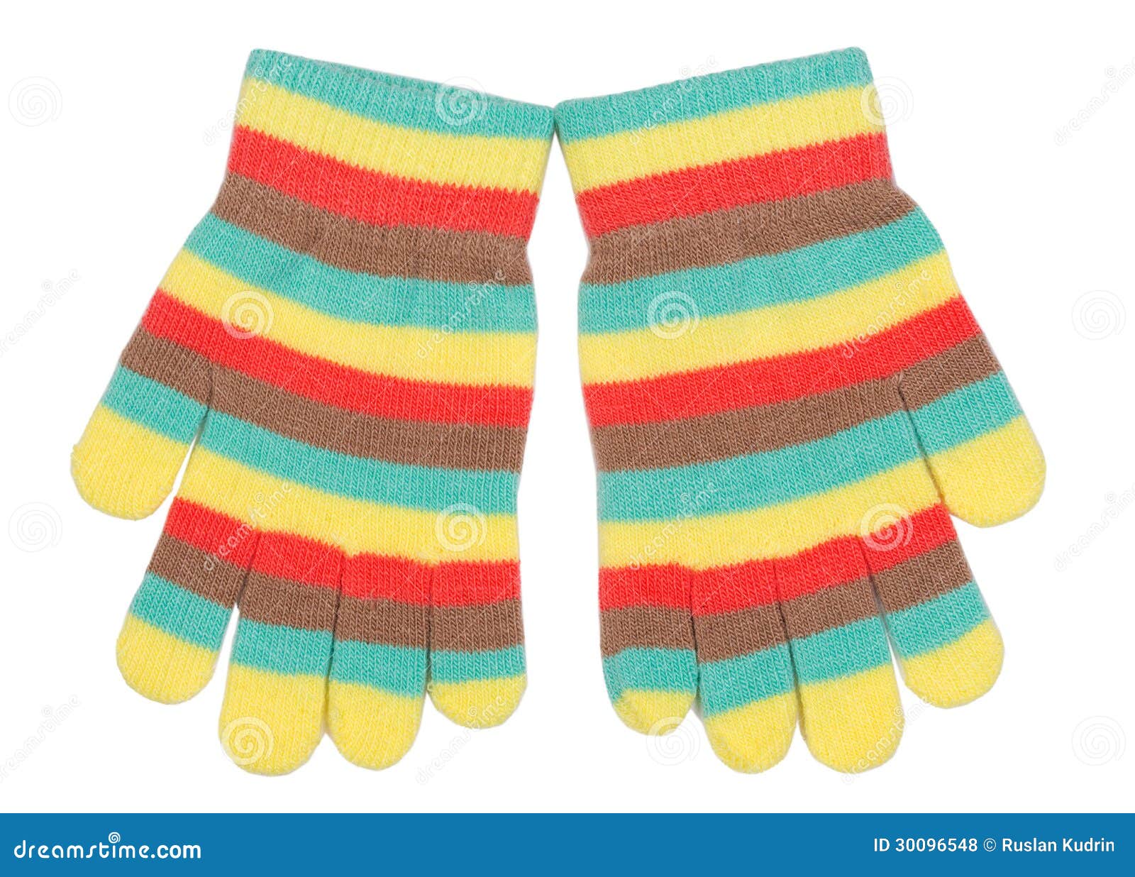 Striped gloves stock photo. Image of glove, season, textile - 30096548
