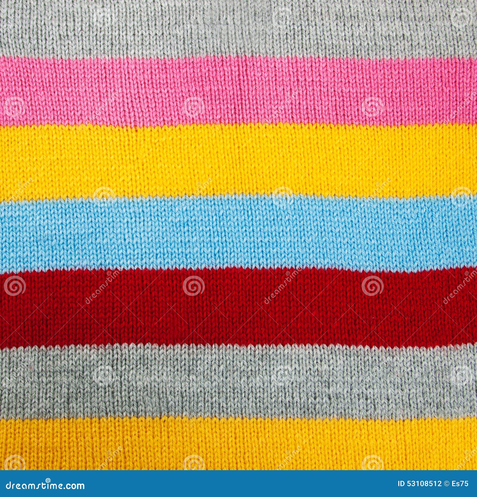 Striped knitted texture stock photo. Image of color, ornament - 53108512