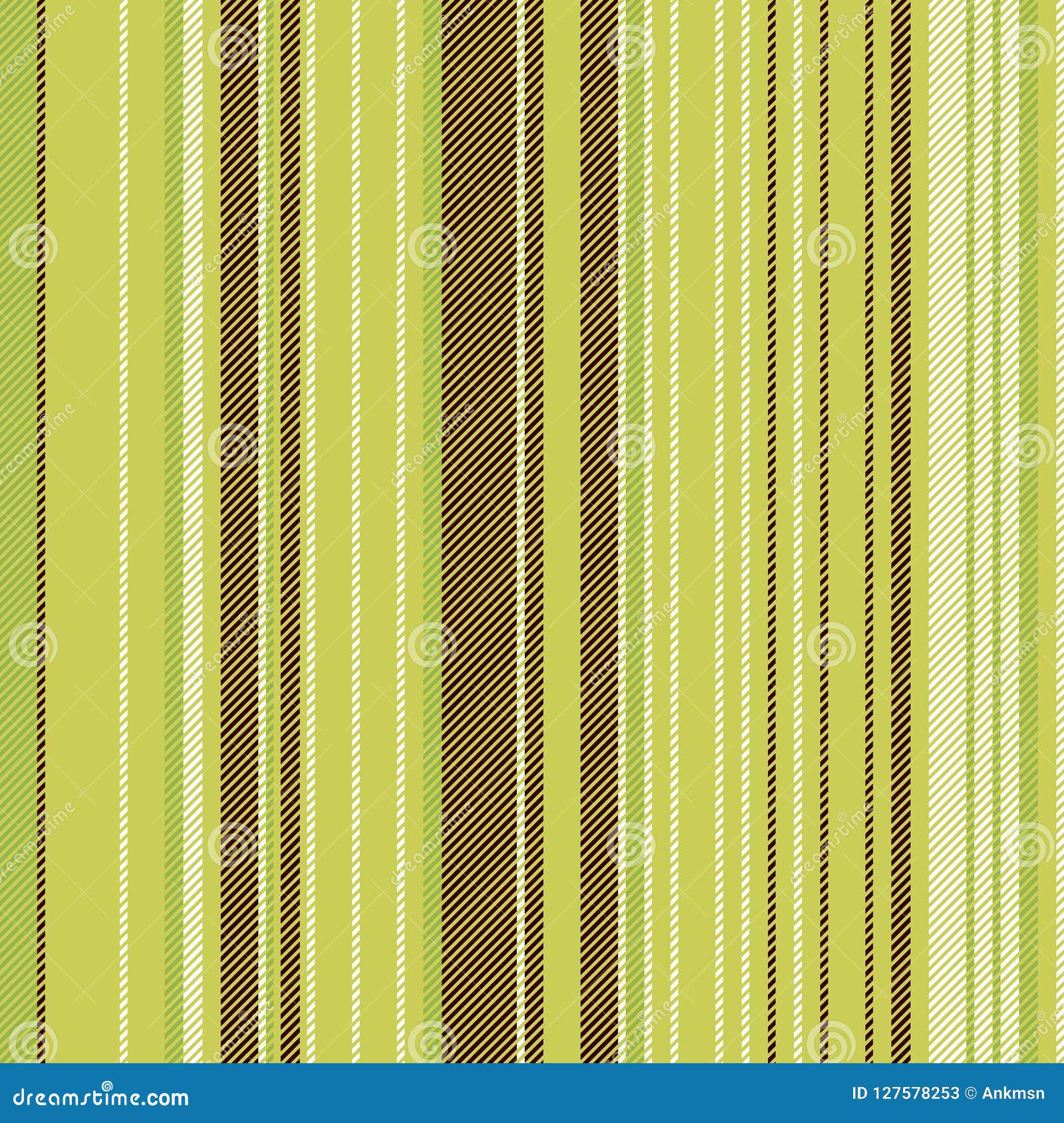 Striped Lines Green Brown Seamless Pattern Stock Vector - Illustration ...