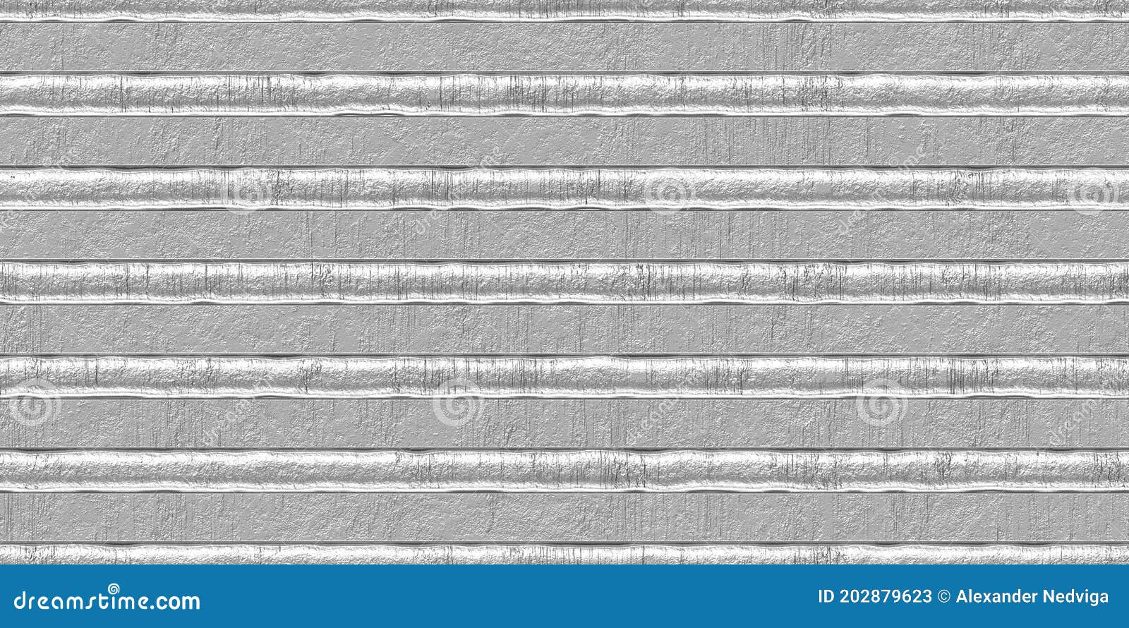 Striped Lines Silver Metal Texture. Seamless Tiling Stock Image - Image ...