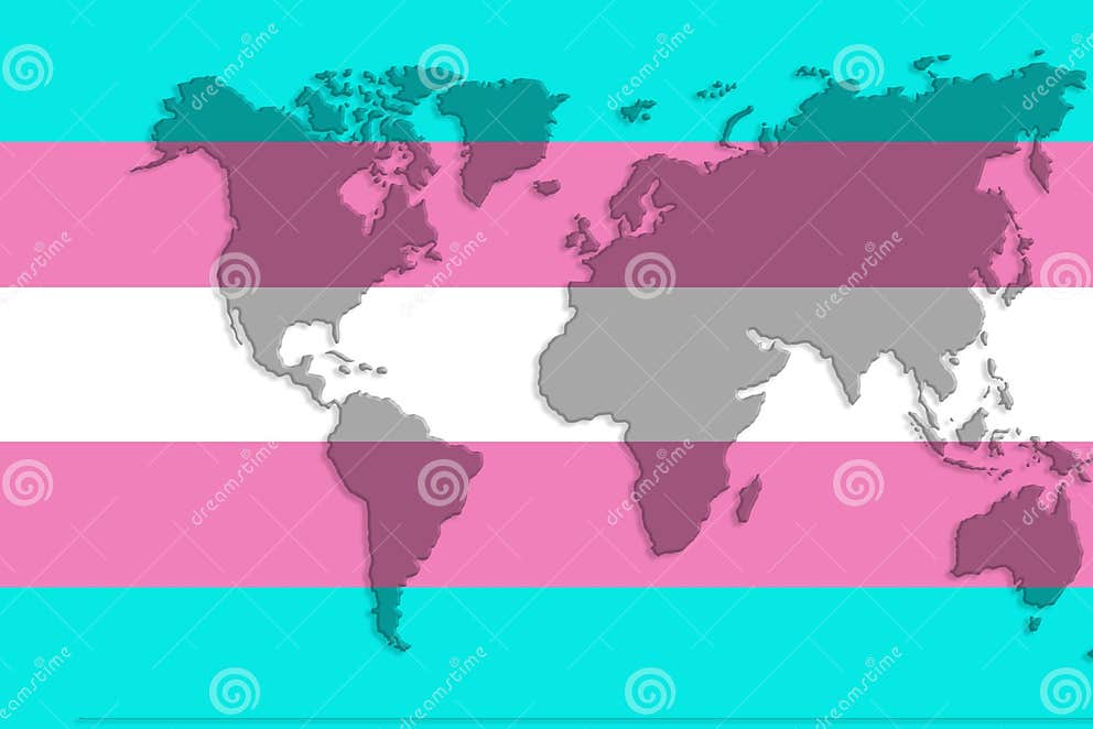 Striped Nonbinary Trans Flag: Combining the Non-binary and Transgender ...