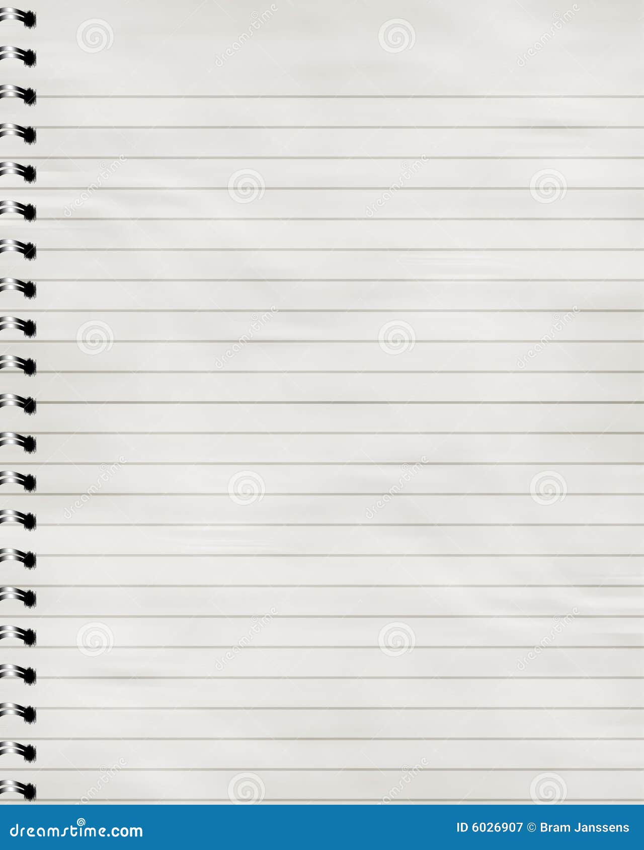 Striped notebook stock illustration. Illustration of notepaper - 6026907