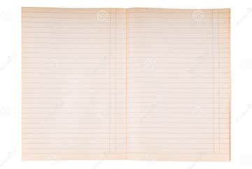 Striped Notebook Paper Texture Stock Photo - Image of book, lined: 35127476