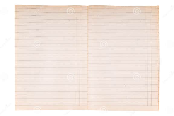 Striped Notebook Paper Texture Stock Photo - Image of book, lined: 35127476