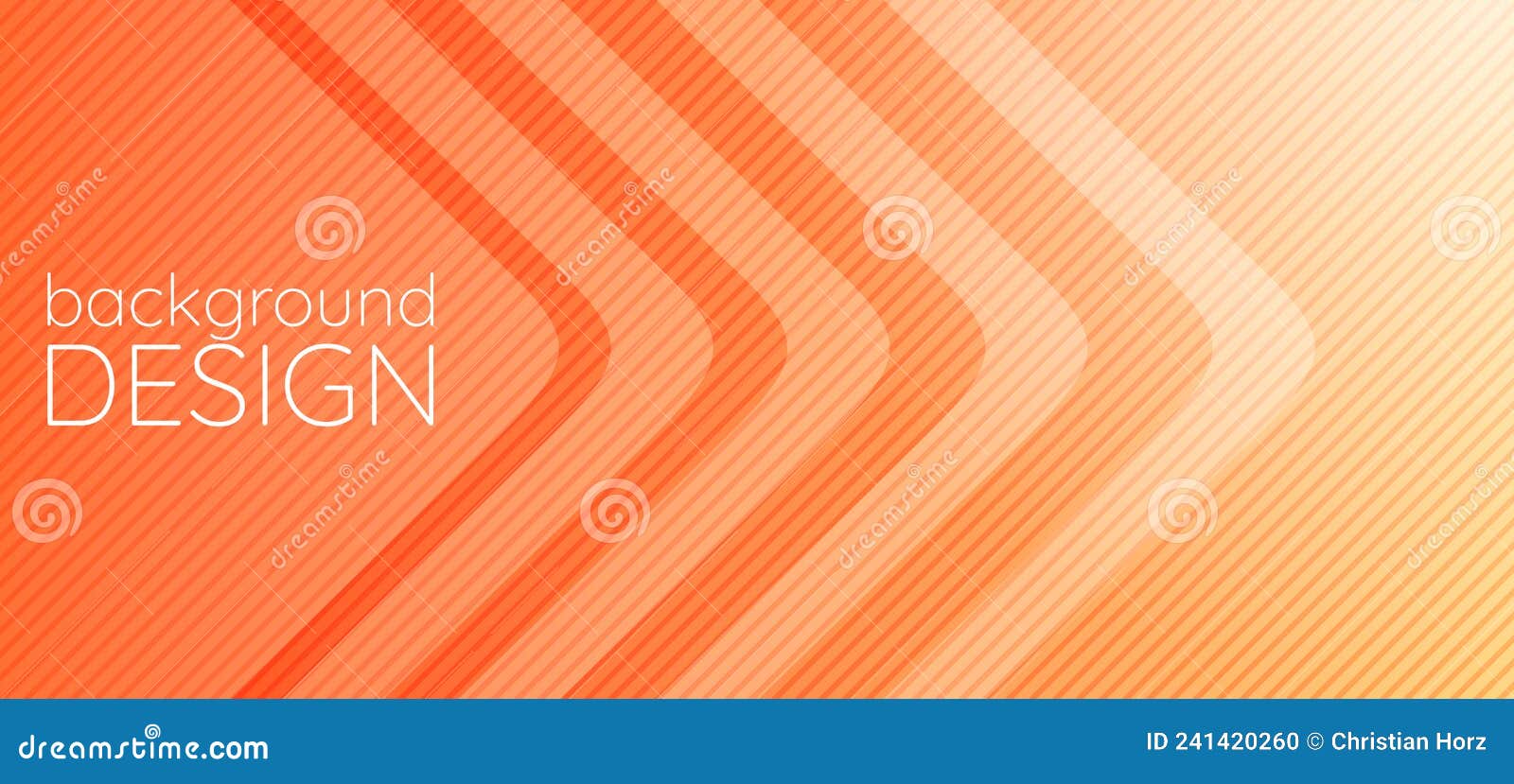 Striped Orange Background Design Stock Vector - Illustration of design ...