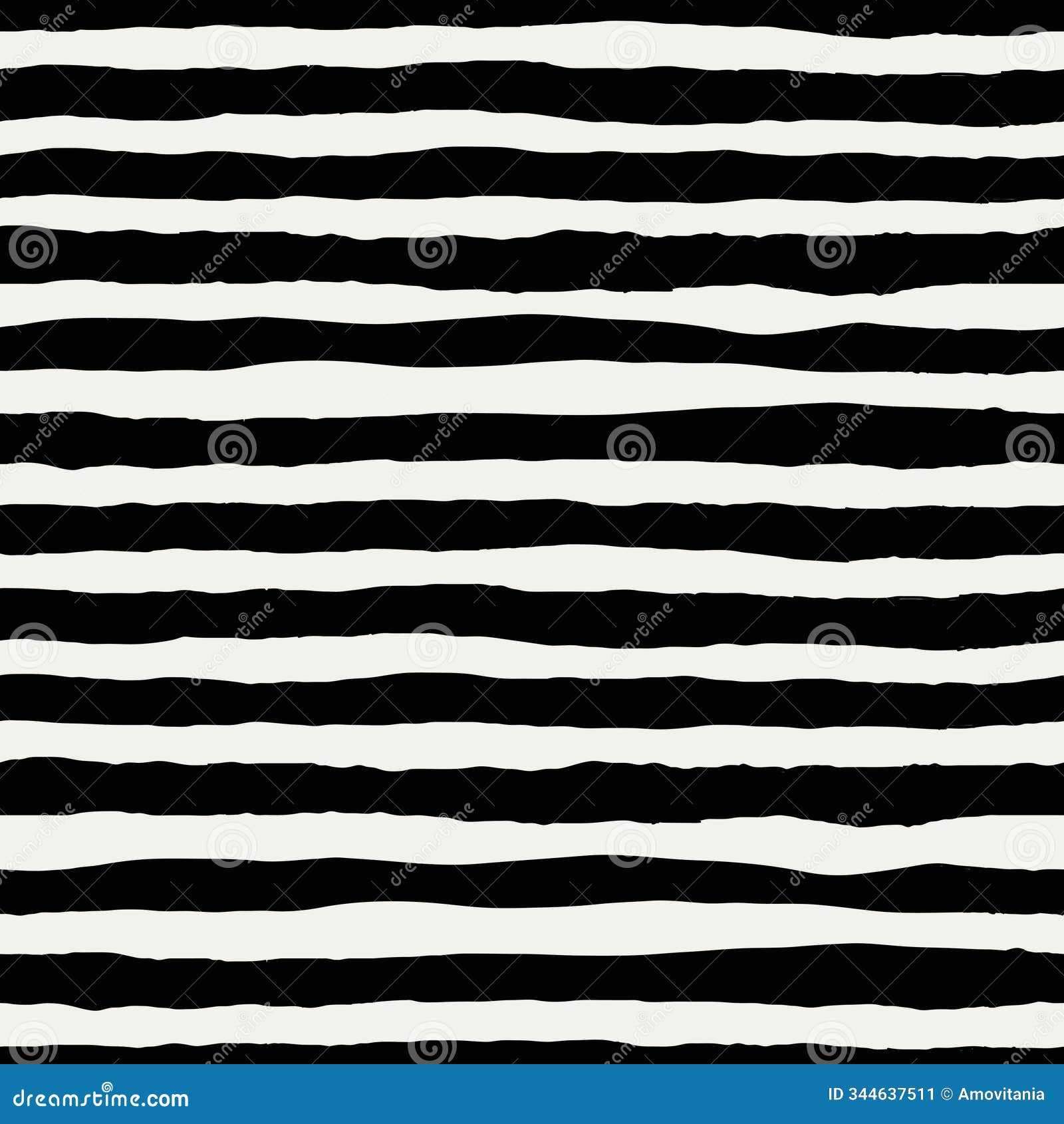 Striped Pattern. Imperfect Irregular Lines Stock Illustration ...