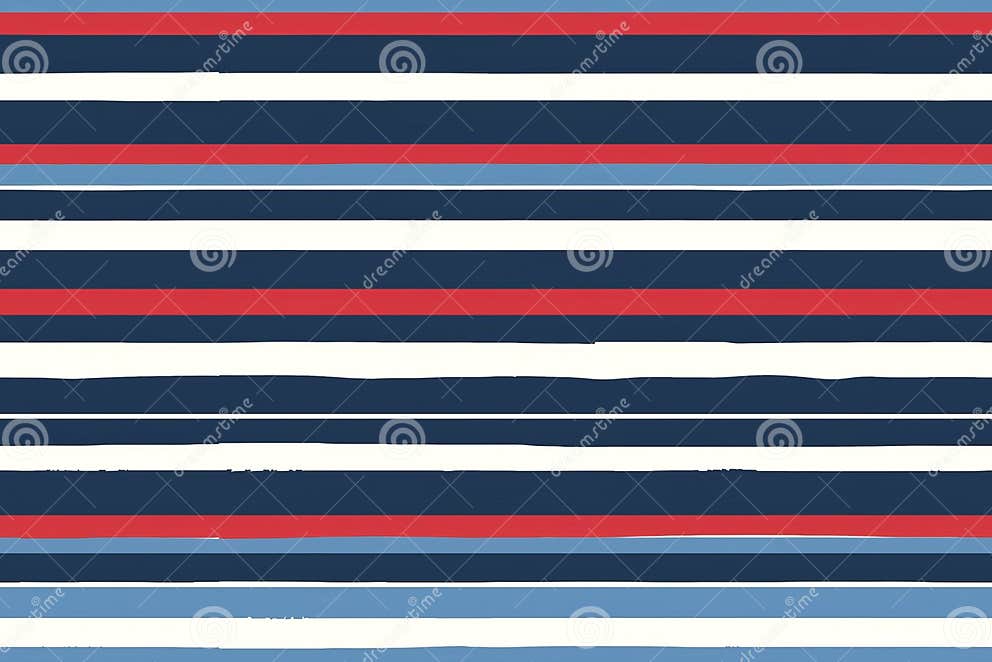 Striped Pattern in Red, White, and Blue Stock Illustration ...
