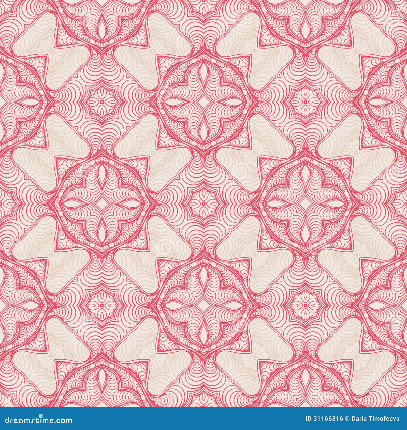 Striped pink pattern stock vector. Illustration of floral - 31166316