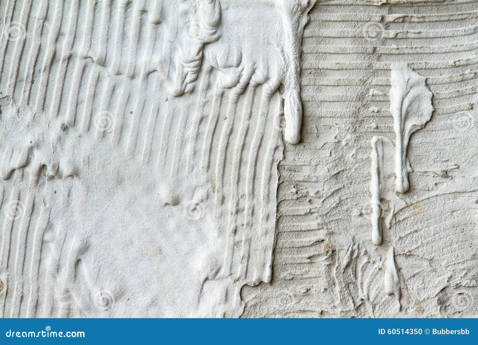 Striped Plaster Wall Tiling To Wait Stock Photo - Image of surface ...