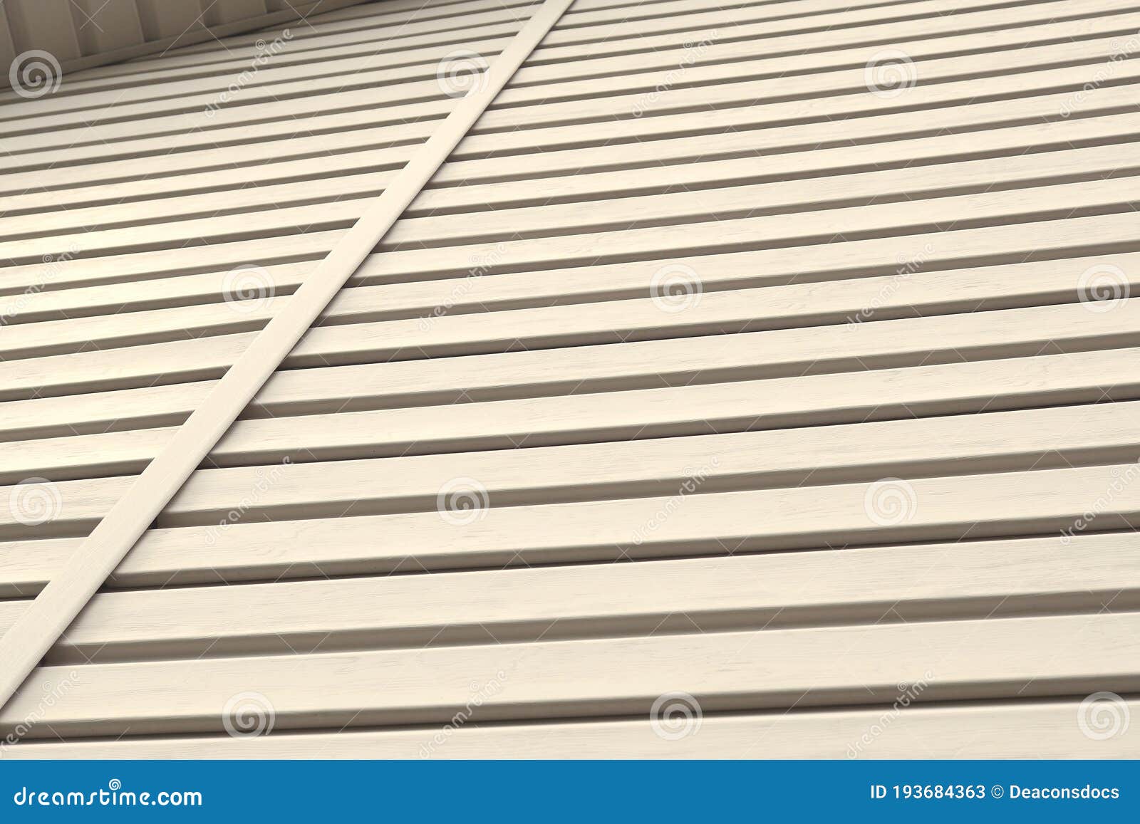 Striped Plastic Siding Surface and Piece of Cornice. Construction and ...