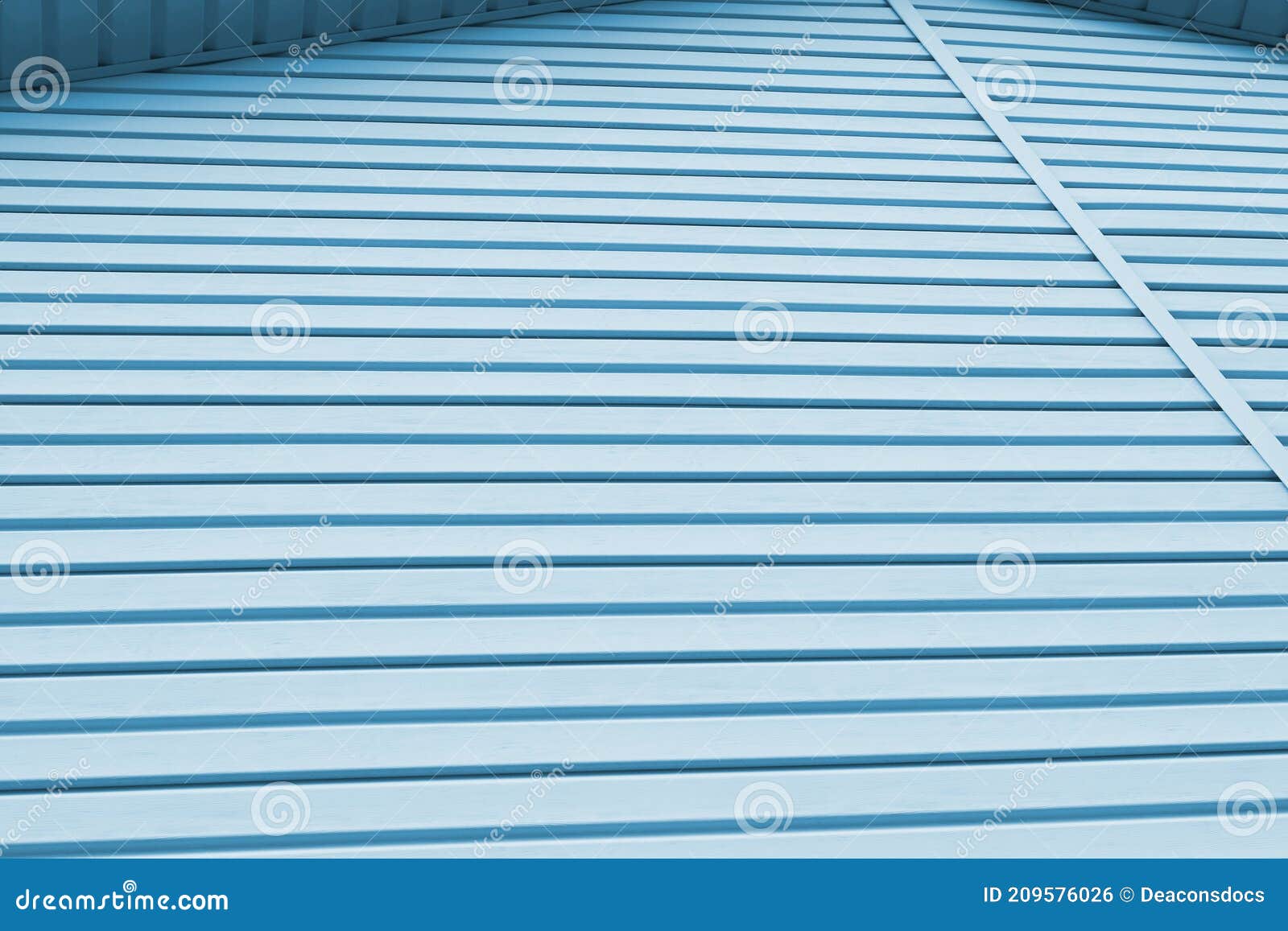 Striped Plastic Siding Surface and Piece of Cornice. Construction and ...