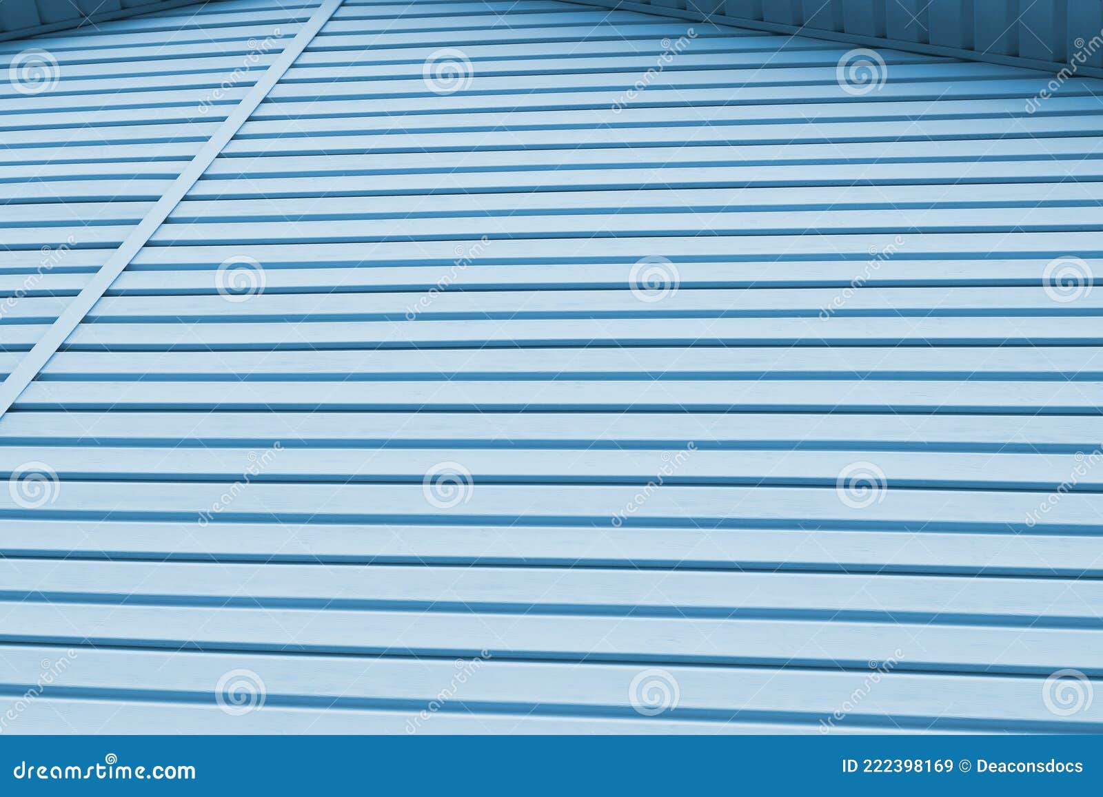 Striped Plastic Siding Surface and Piece of Cornice. Construction and ...