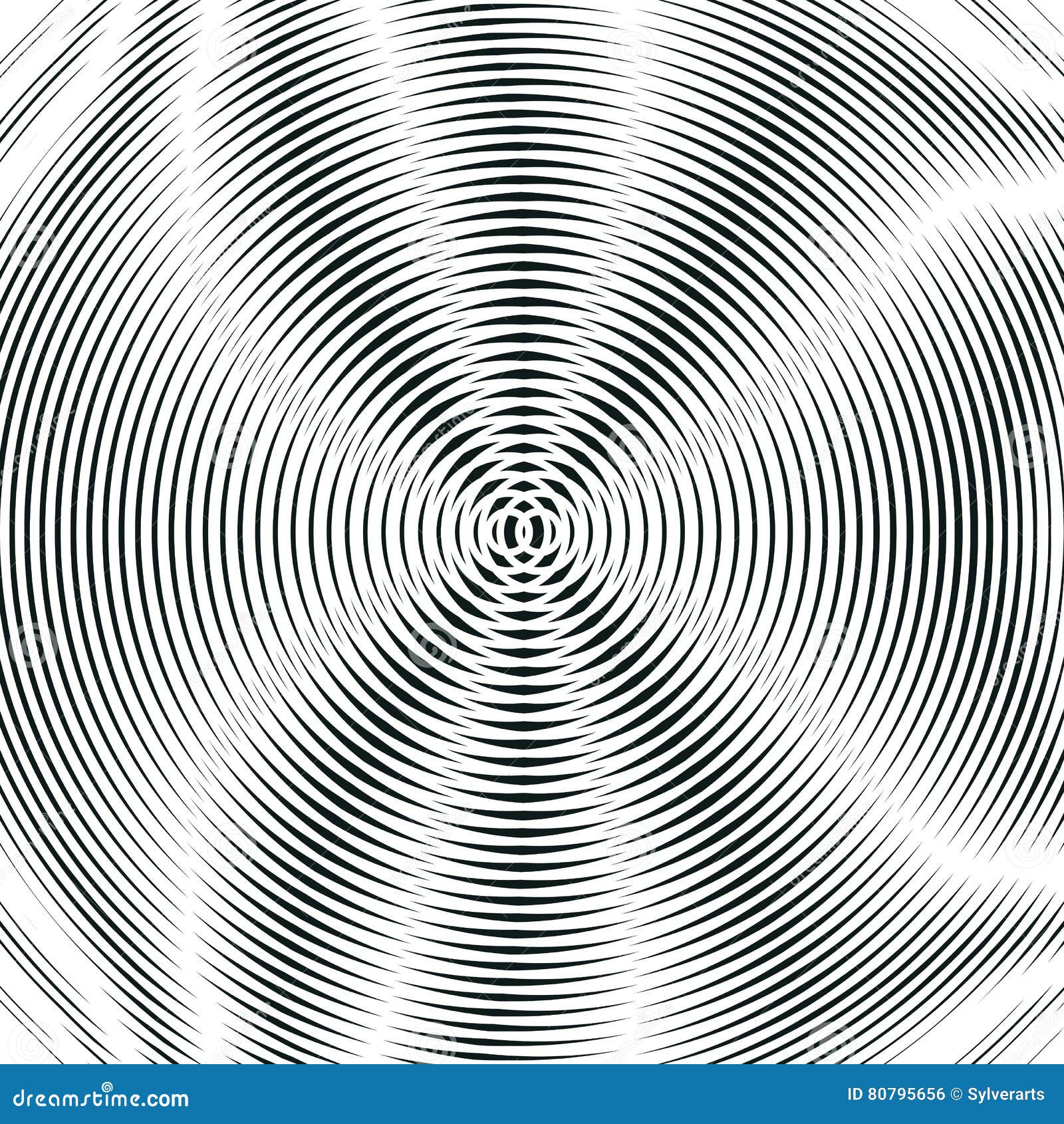 Striped Psychedelic Background With Black And White Moire Lines Stock ...