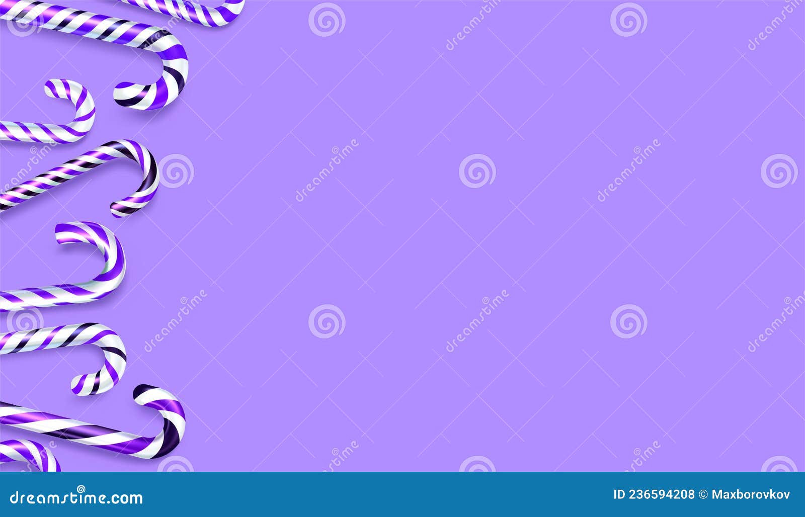 Striped Purple Candy Cane Sticks Stock Vector - Illustration of space ...