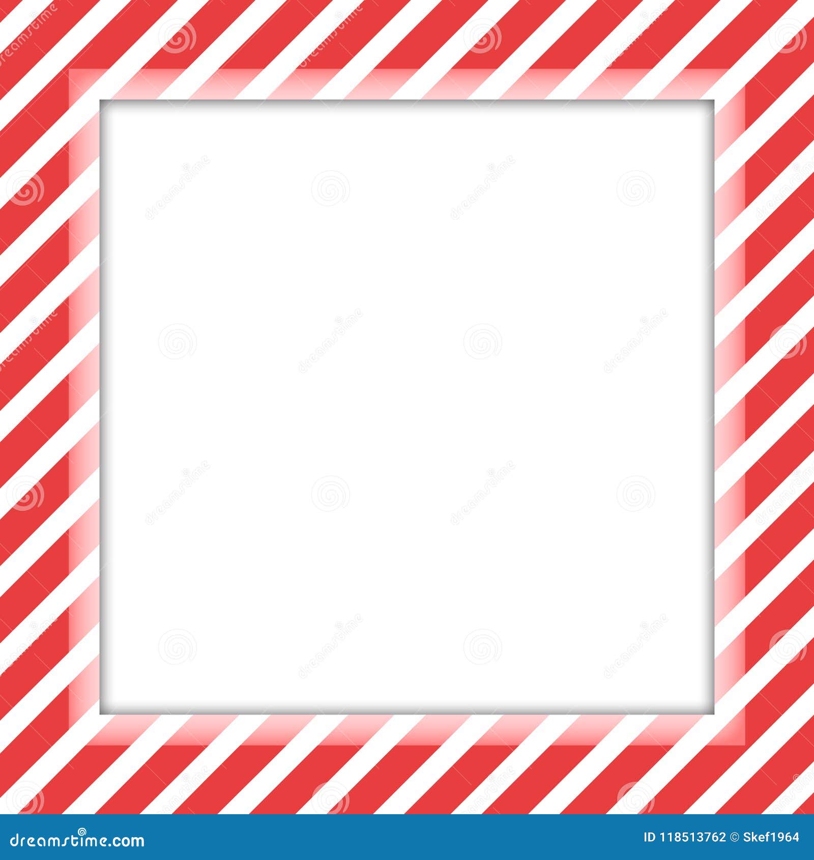 Red Diagonal Striped Slanted Pattern Border. Stock Illustration ...