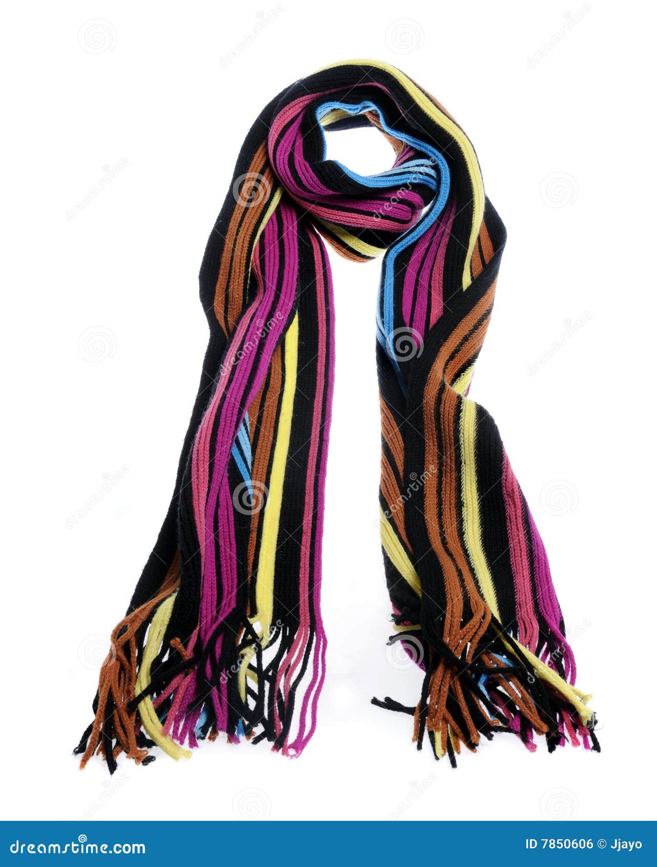 Striped scarf stock photo. Image of accessory, comfortable - 7850606