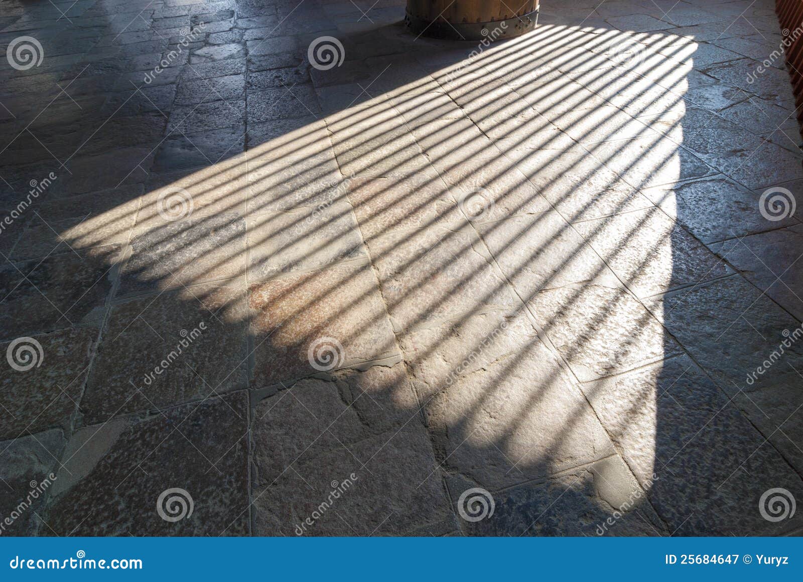 Striped shadow stock image. Image of hall, wooden, landmark - 25684647