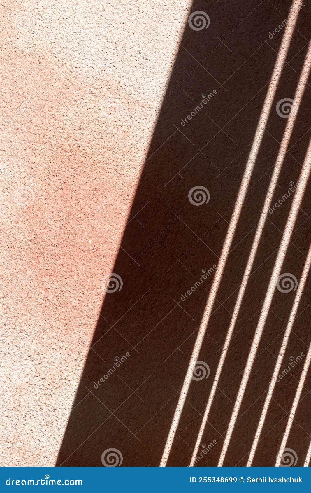 Striped Shadow on Pink Wall. Stock Image - Image of shutter, wall ...