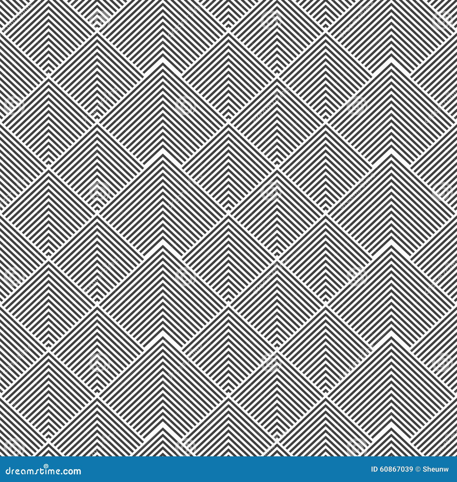 Striped Shapes - Seamless Geometric Pattern. Stock Vector ...