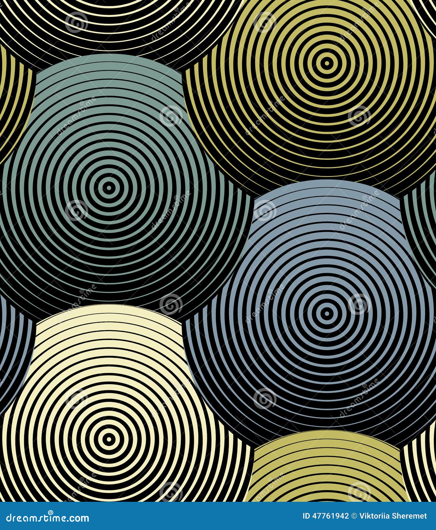 Striped Shells Vector Seamless Pattern Stock Vector - Illustration of ...