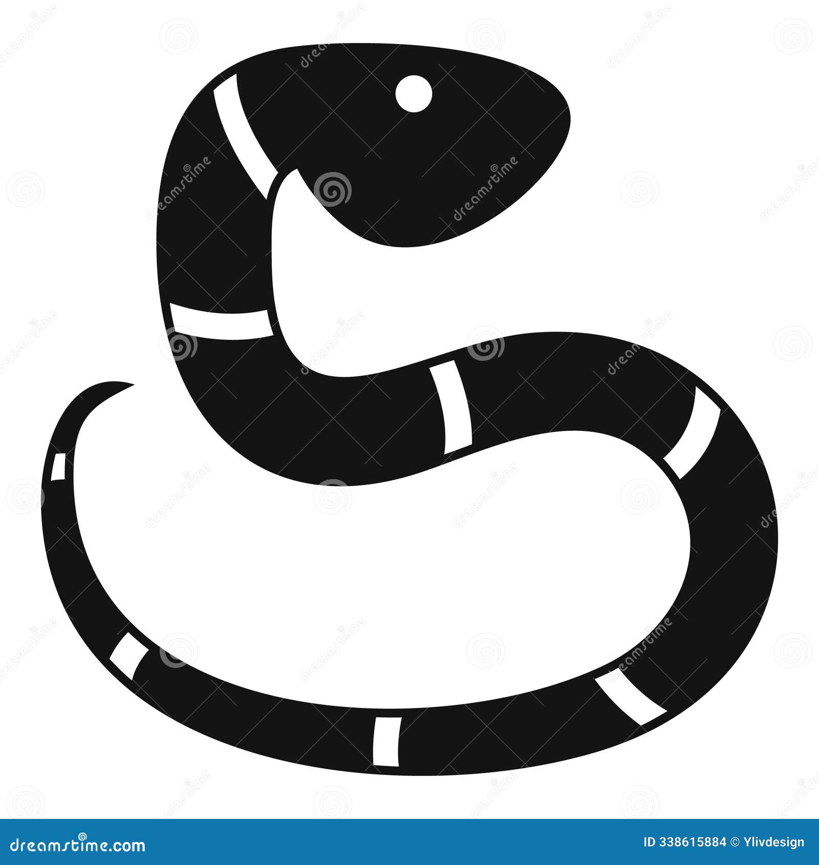 Snake Slithering Through Lush Green Grass Royalty-Free Stock Image ...