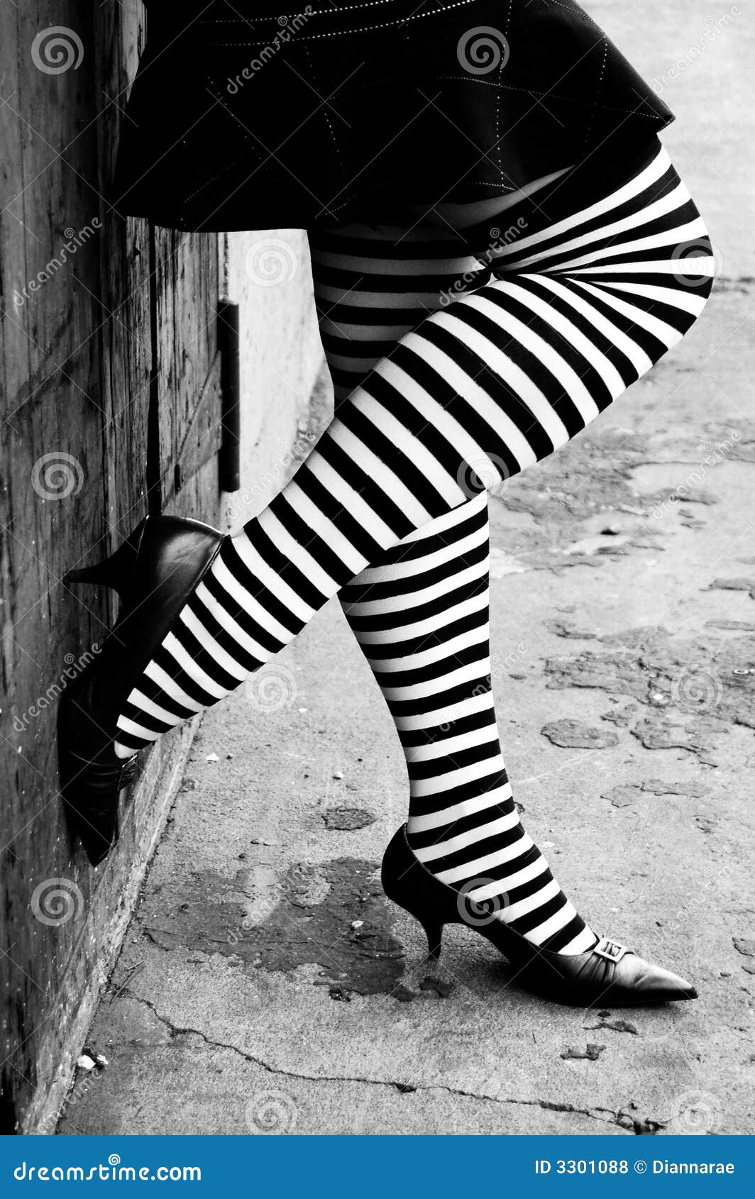 Striped Stockings And Heels Picture Image 3301088 6361
