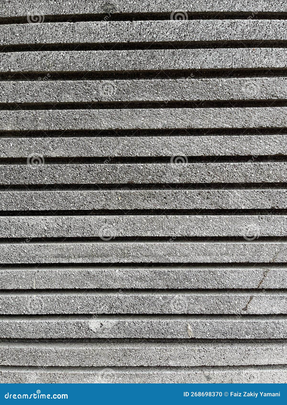 Striped Stone Construction with Rough Texture for House Wall. Stock ...