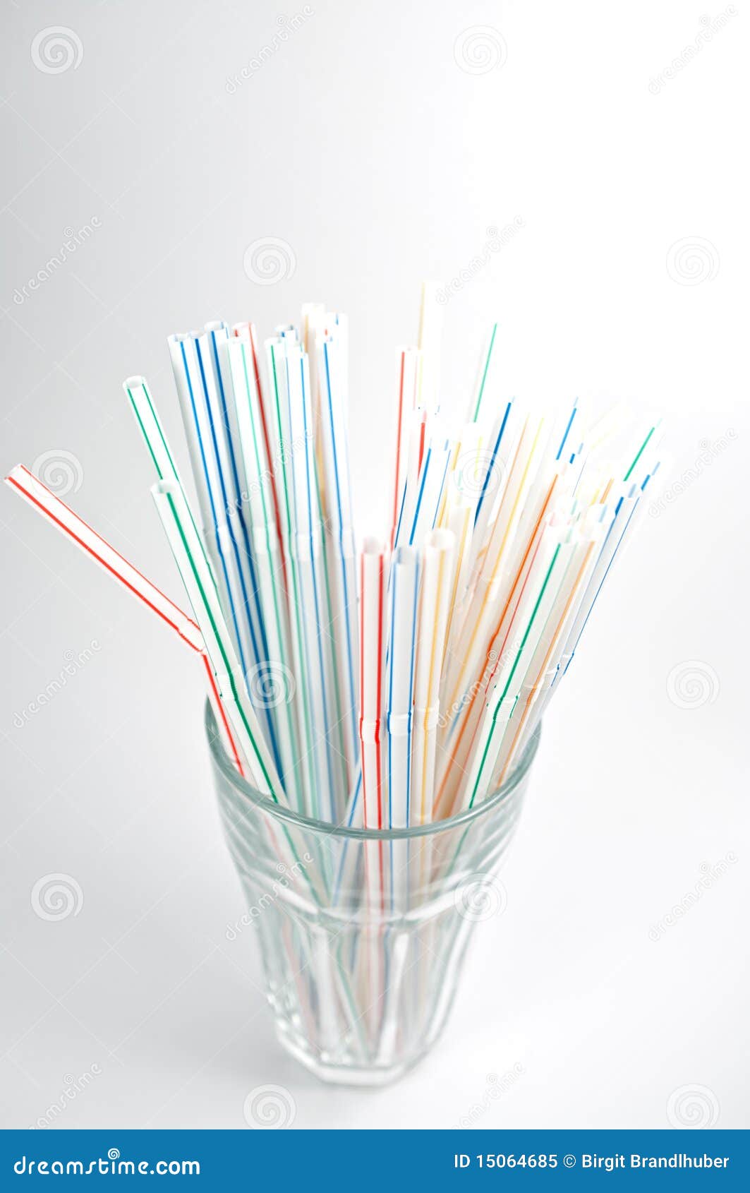 Striped straws in a glass stock image. Image of glass - 15064685