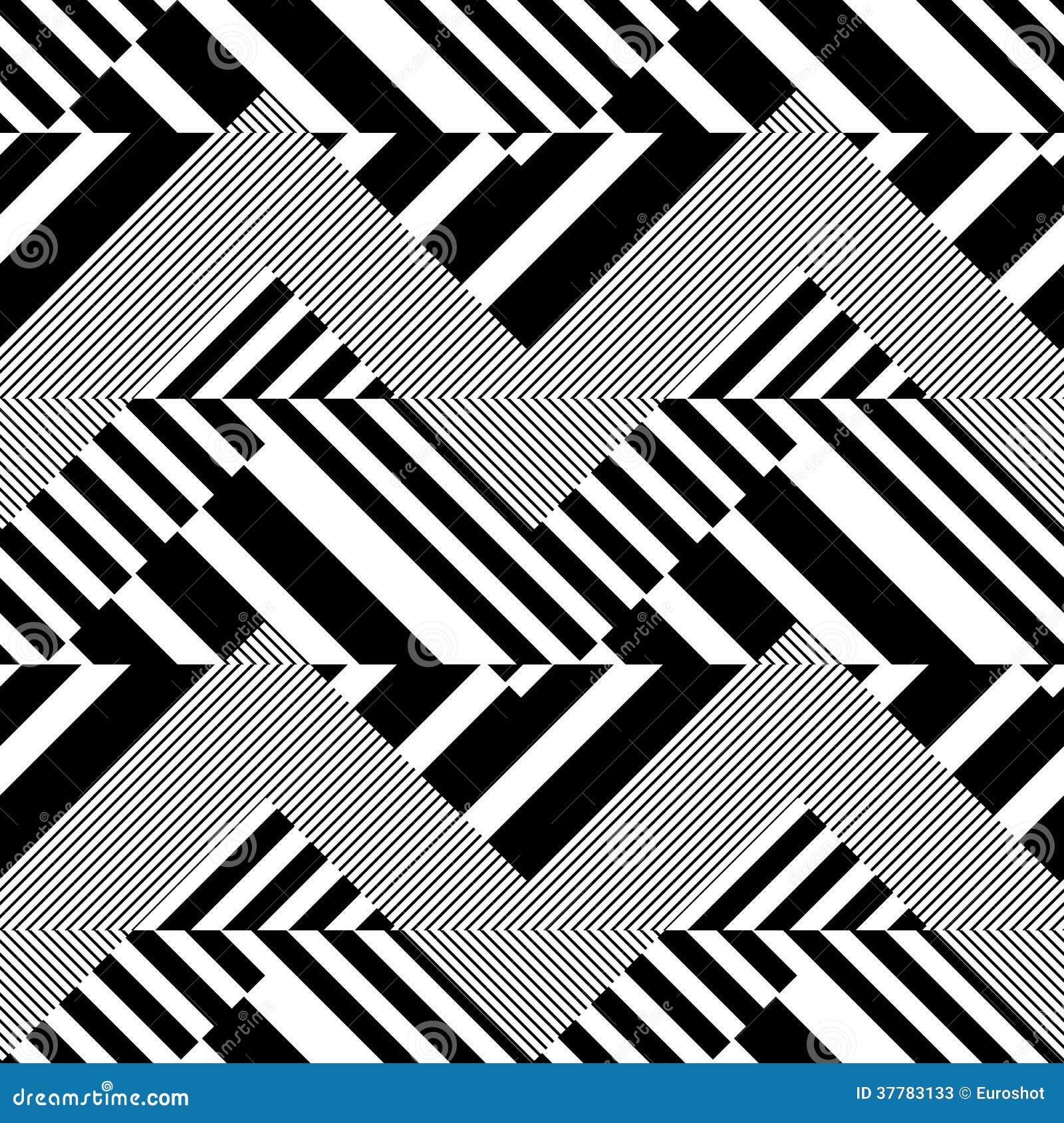 Striped Textured Geometric Vector Seamless Pattern Stock Vector ...