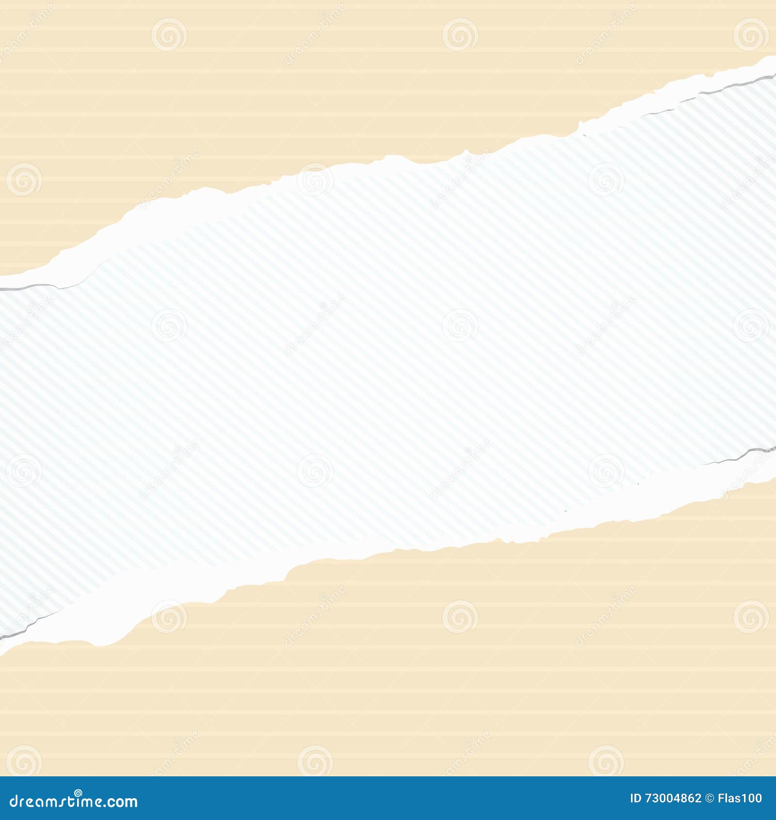 Striped Torn Brown Paper Pieces Are Stuck On Lined Diagonal Background ...