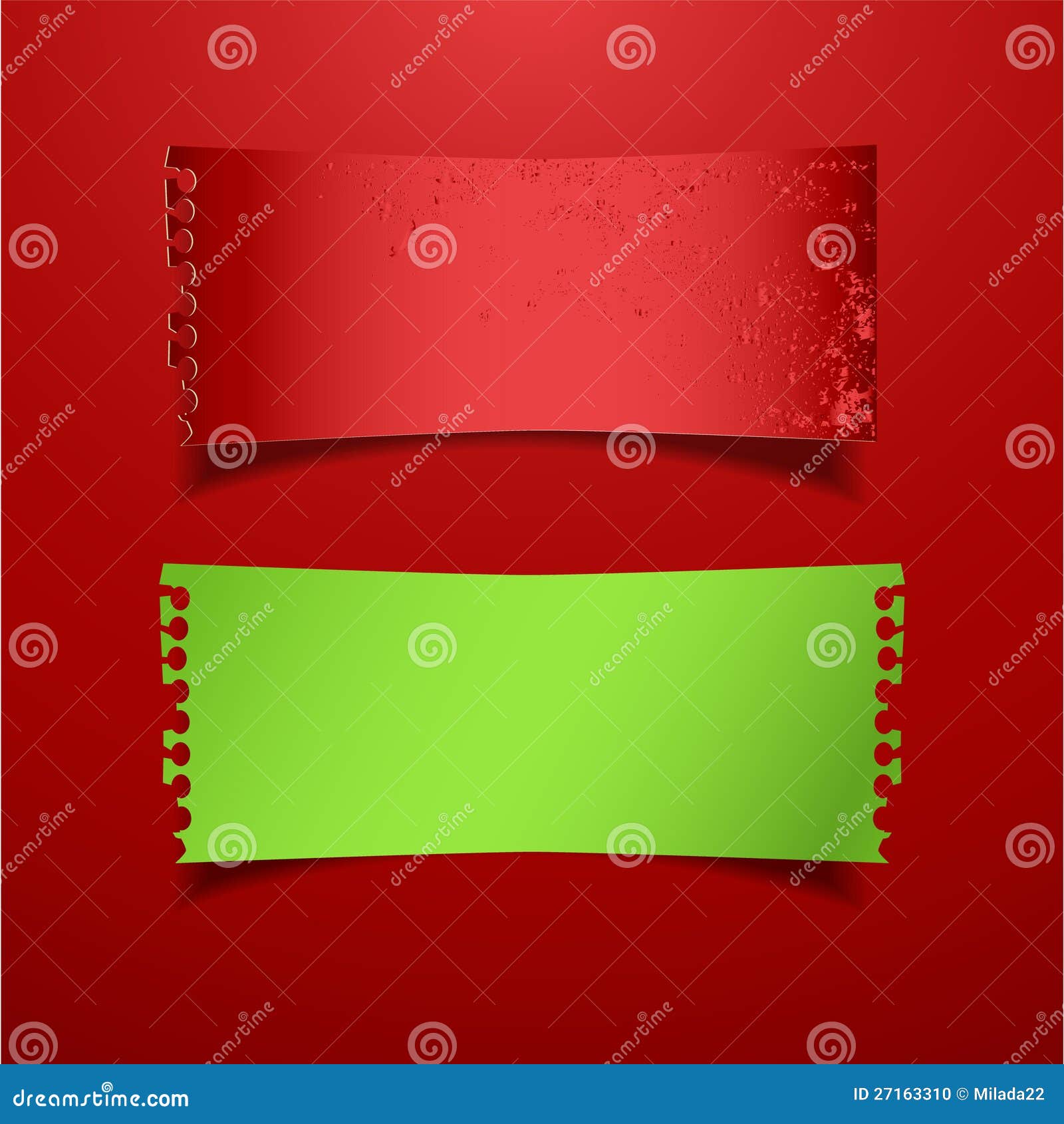 Striped torn paper layout stock vector. Illustration of blank - 27163310