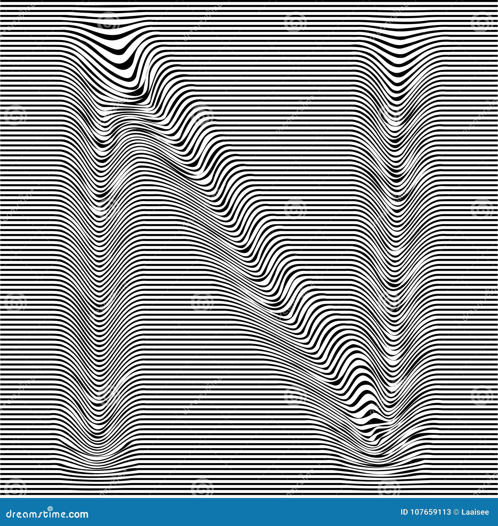 Striped Typeface with Geometrical Pattern Letter N of a Latin Font ...