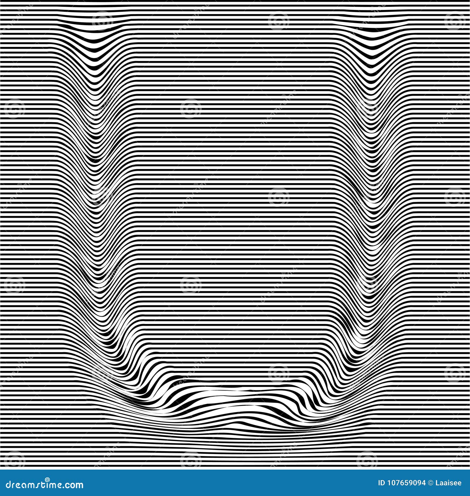 Striped Typeface With Geometrical Pattern Letter F Of A Latin Font ...