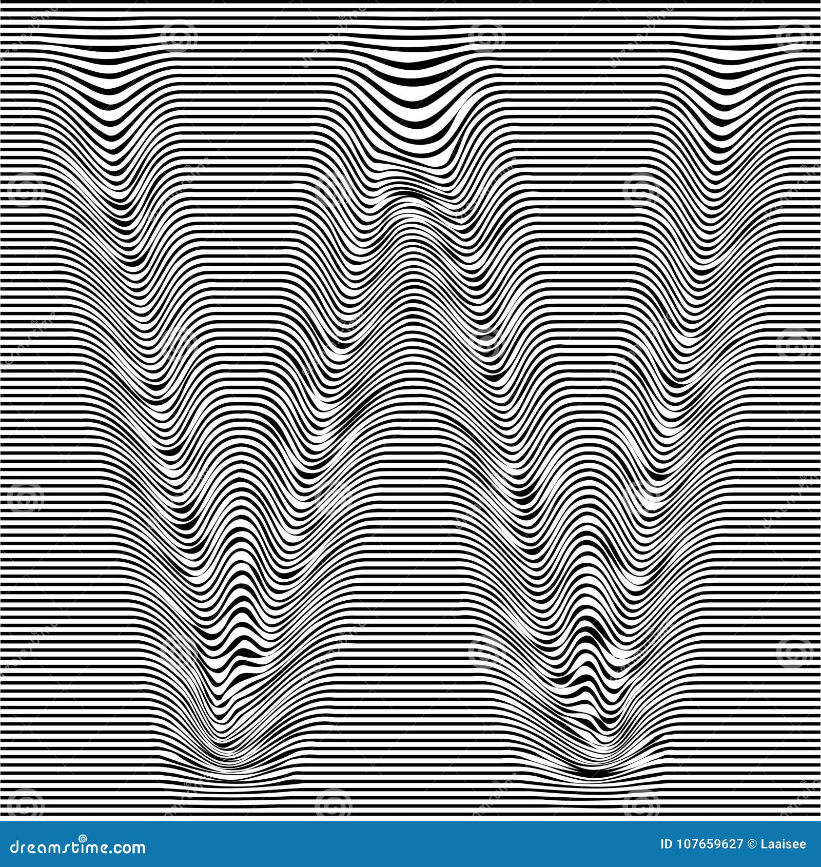 Striped Typeface With Geometrical Pattern Letter C Of A Latin Font ...