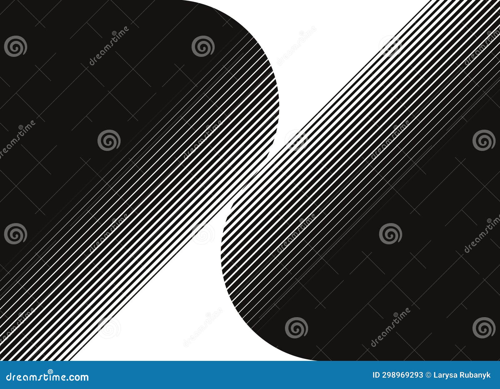 Black and White Striped Vector Background with Thin Lines Transition ...