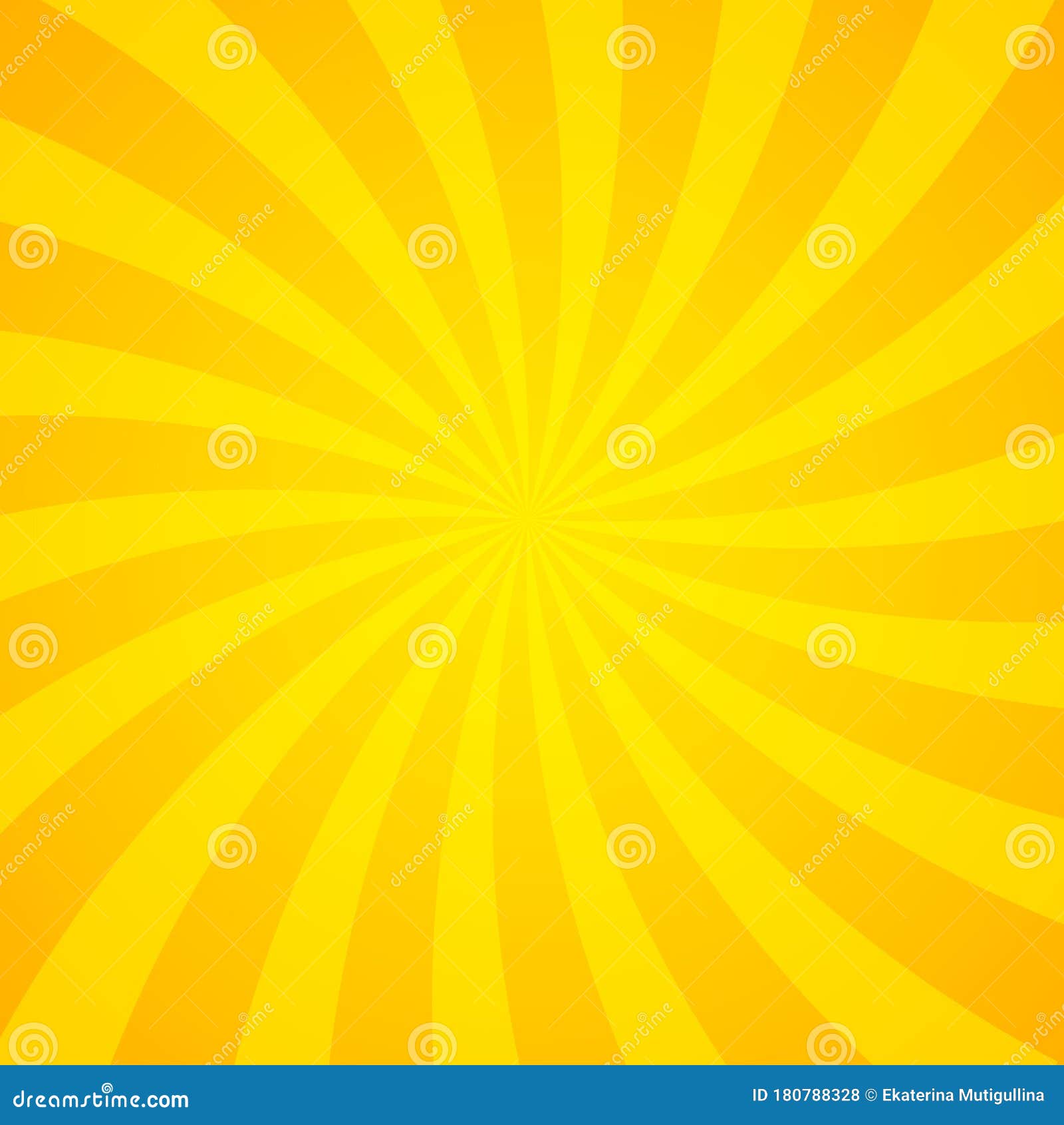 Striped yellow background stock vector. Illustration of radial - 180788328