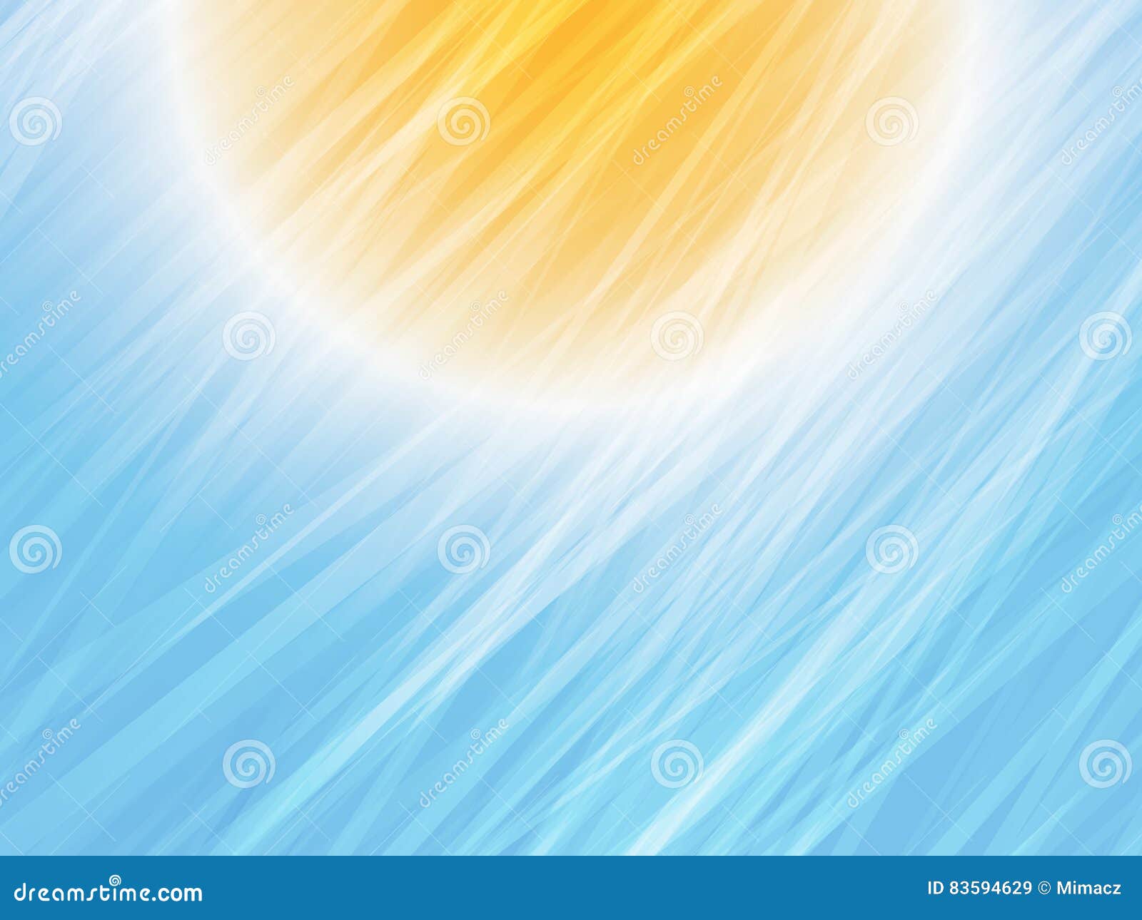 Striped Yellow Blue Summer Background Stock Illustration - Illustration ...