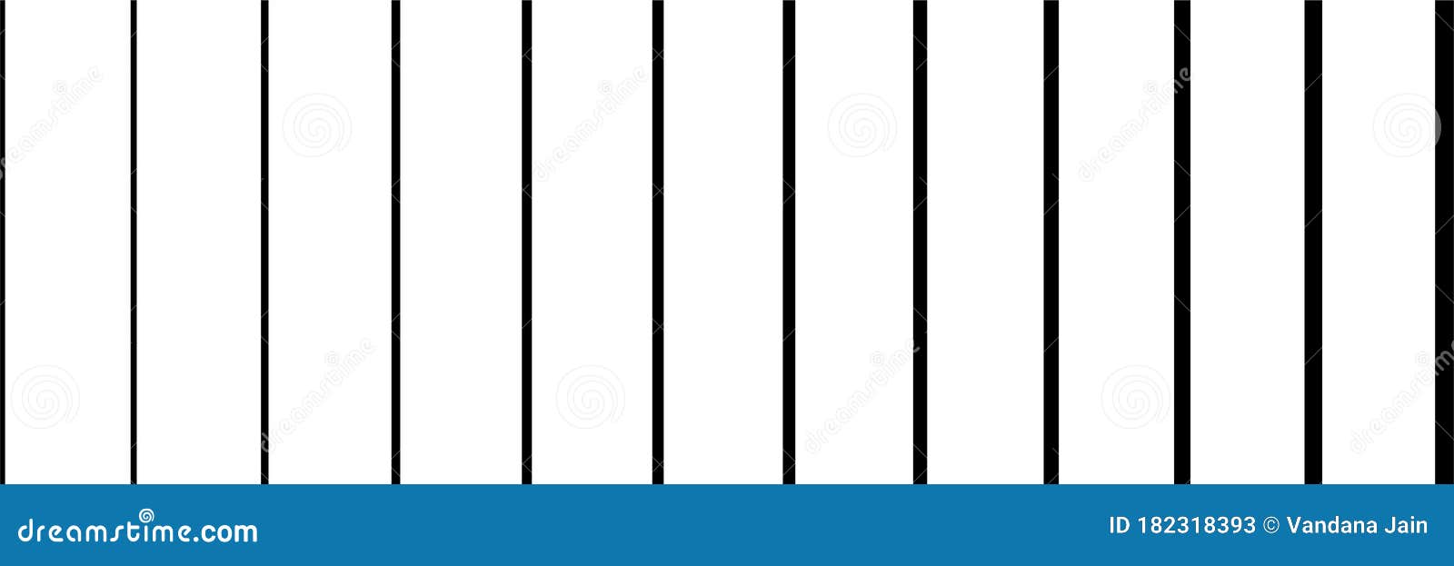 Stripes.Lines from Thin To Thick.straight, Parallel Vertical. Stock ...