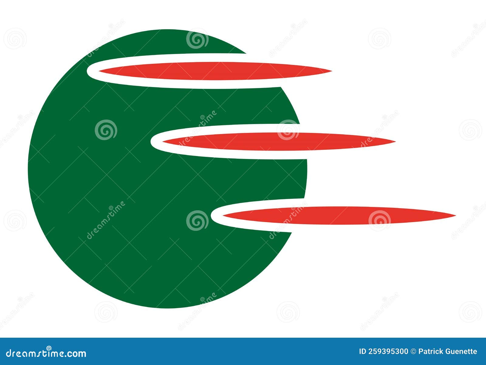 Stripes logo, icon stock vector. Illustration of spiral - 259395300