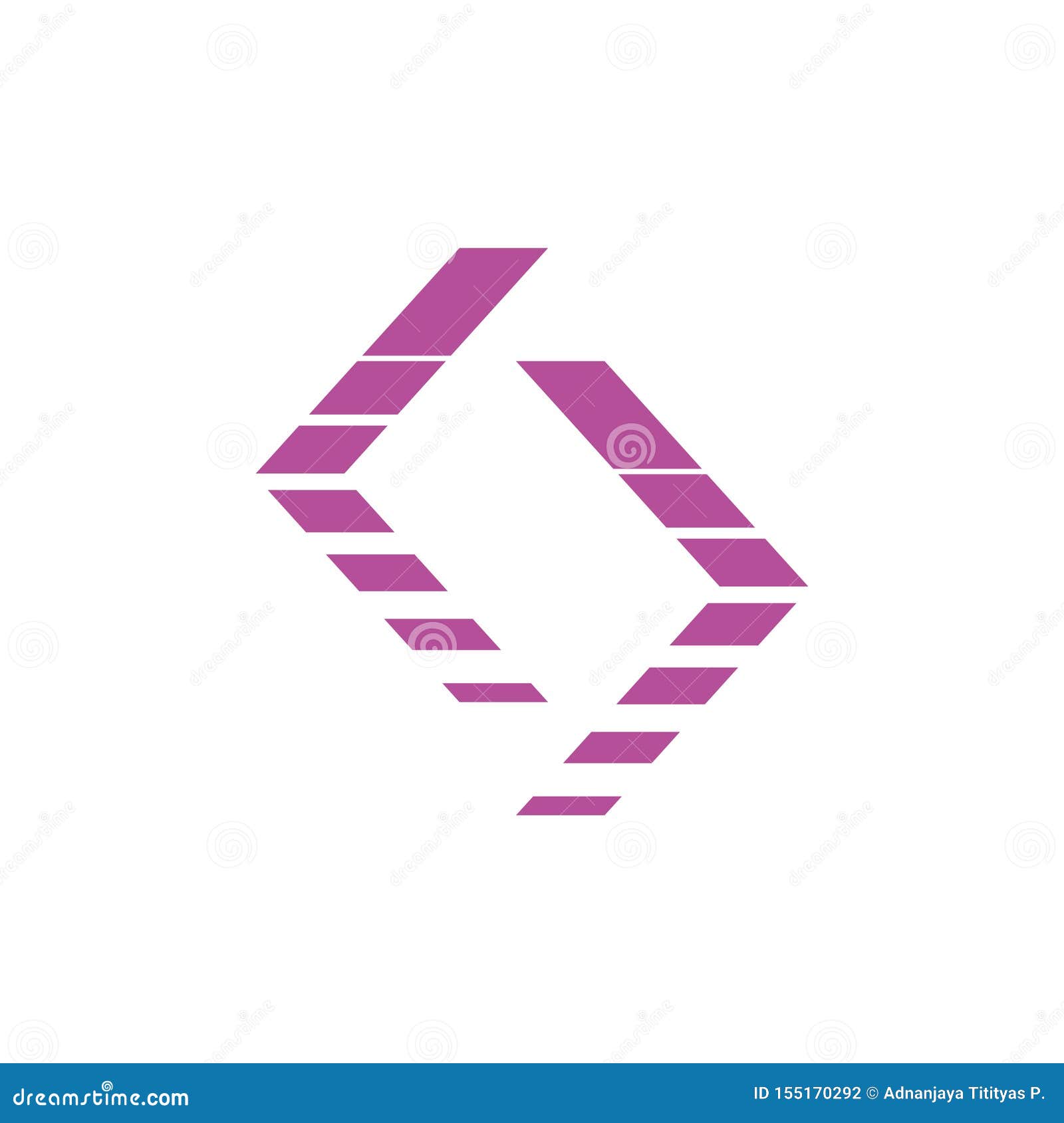 Stripes Opposite Fast Arrow Logo Vector Stock Vector - Illustration of ...