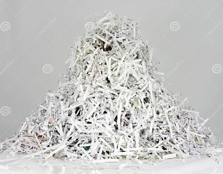 Stripes of shredded papers stock image. Image of shred - 85132959