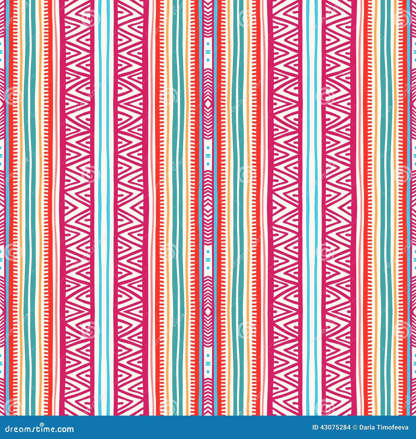 Stripes and triangles - 2 stock vector. Illustration of traditional ...