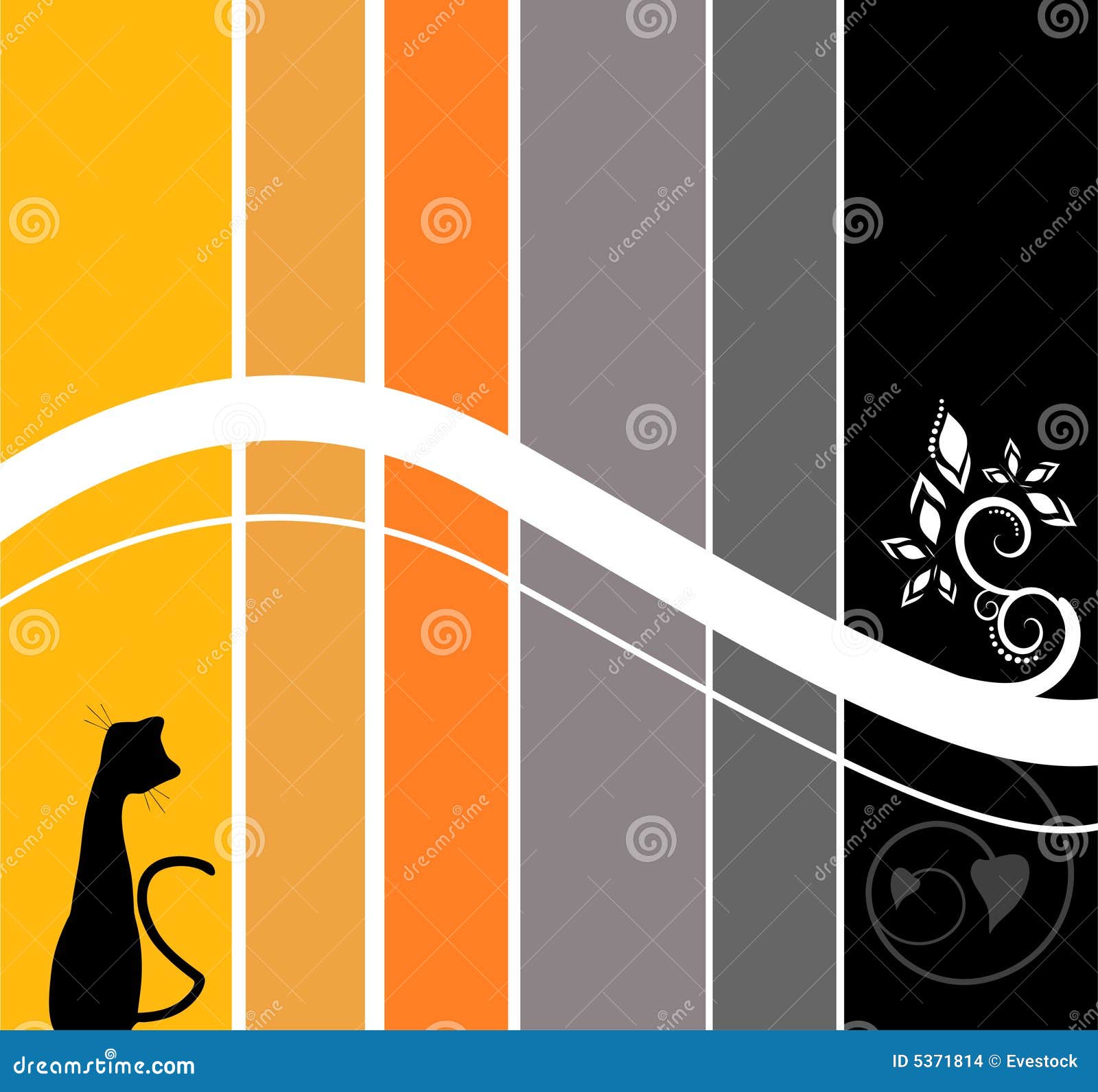 Stripes Wallpaper Design stock vector. Illustration of black - 5371814