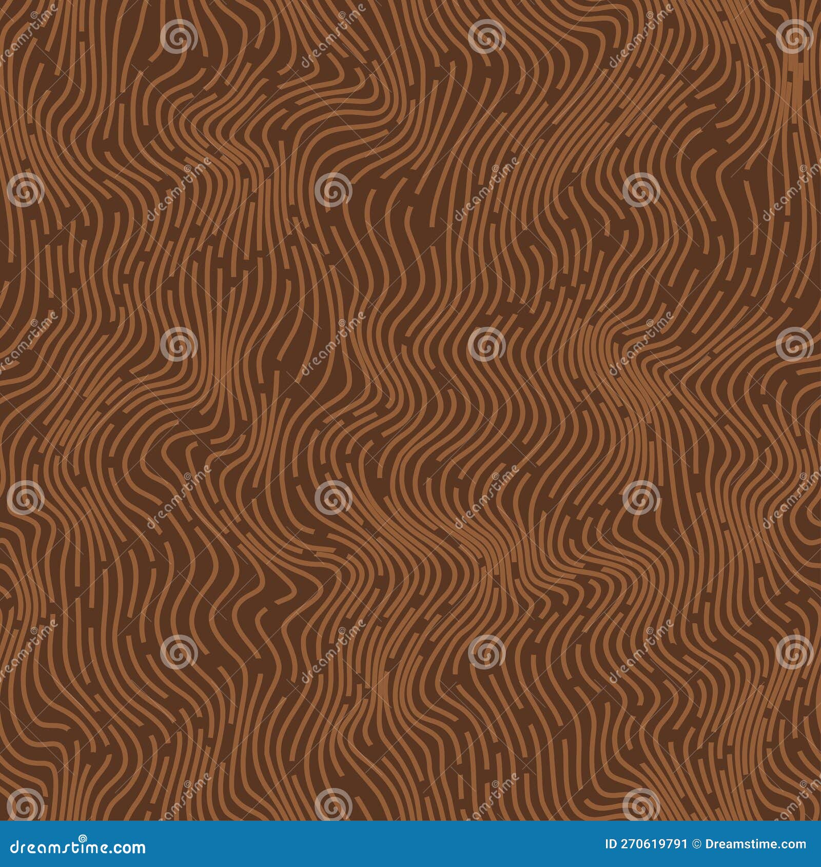 Stripes Wave Texture. Dense Curve Lines Bark Background. Wood Grain ...